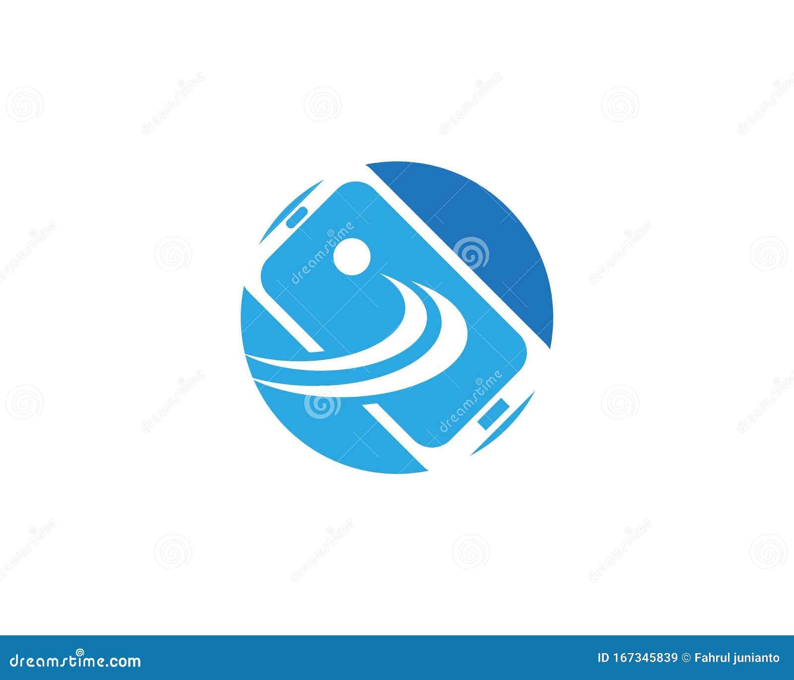 Smart Phone Connectivity Icon Logo Design Template Stock Vector ...