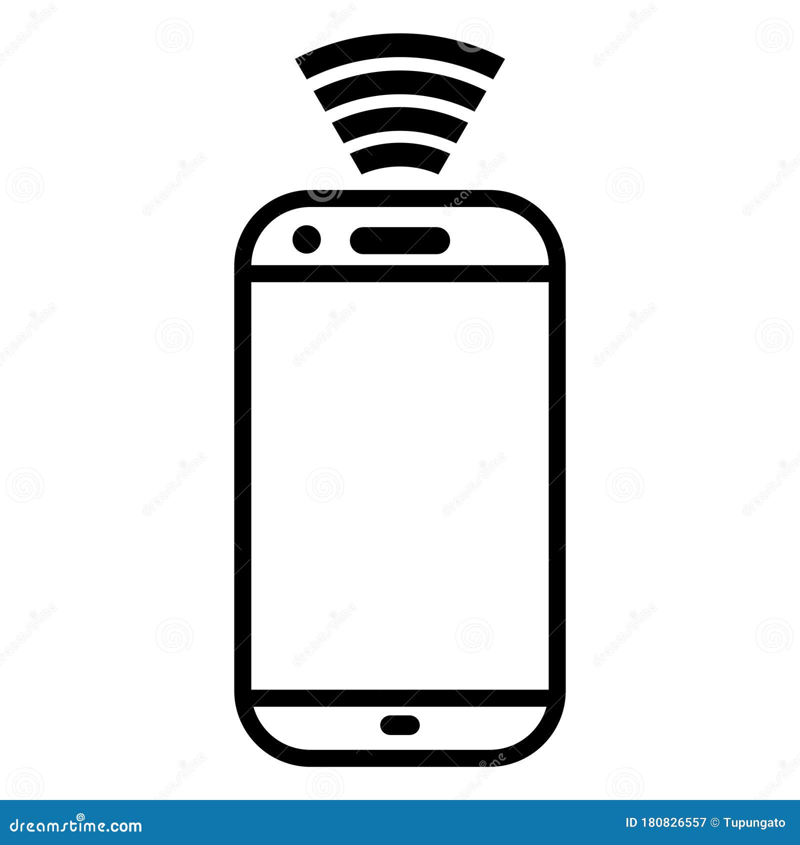 Smart Phone Data Transmission Stock Vector - Illustration of ...