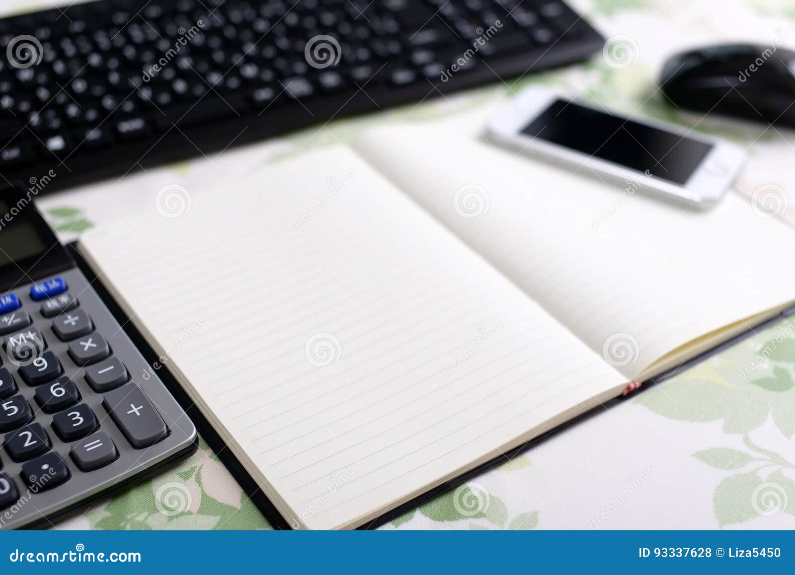 Smart phone on the desk stock photo. Image of communication - 93337628