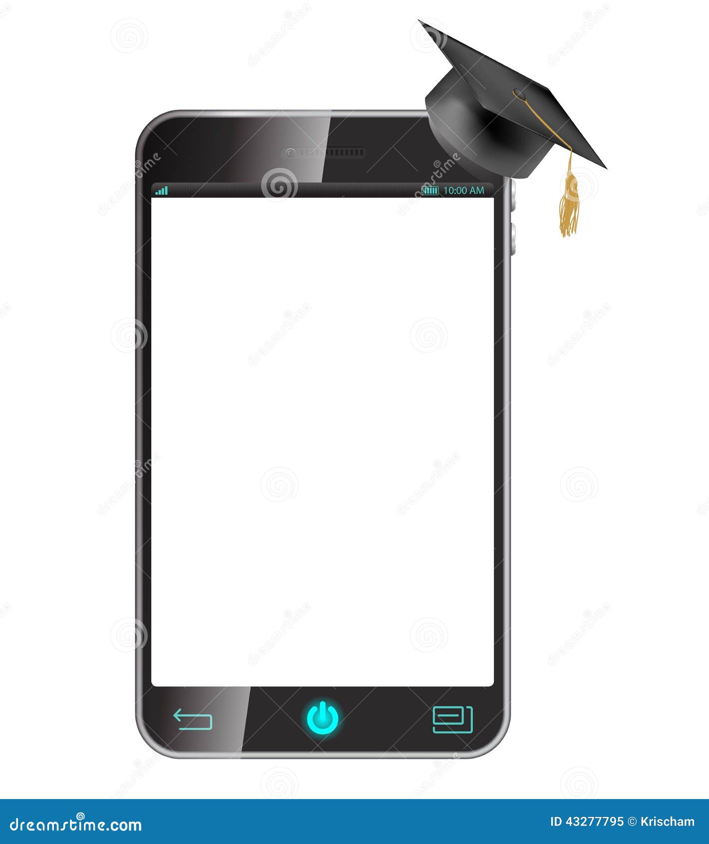 Smart phone stock illustration. Illustration of education - 43277795