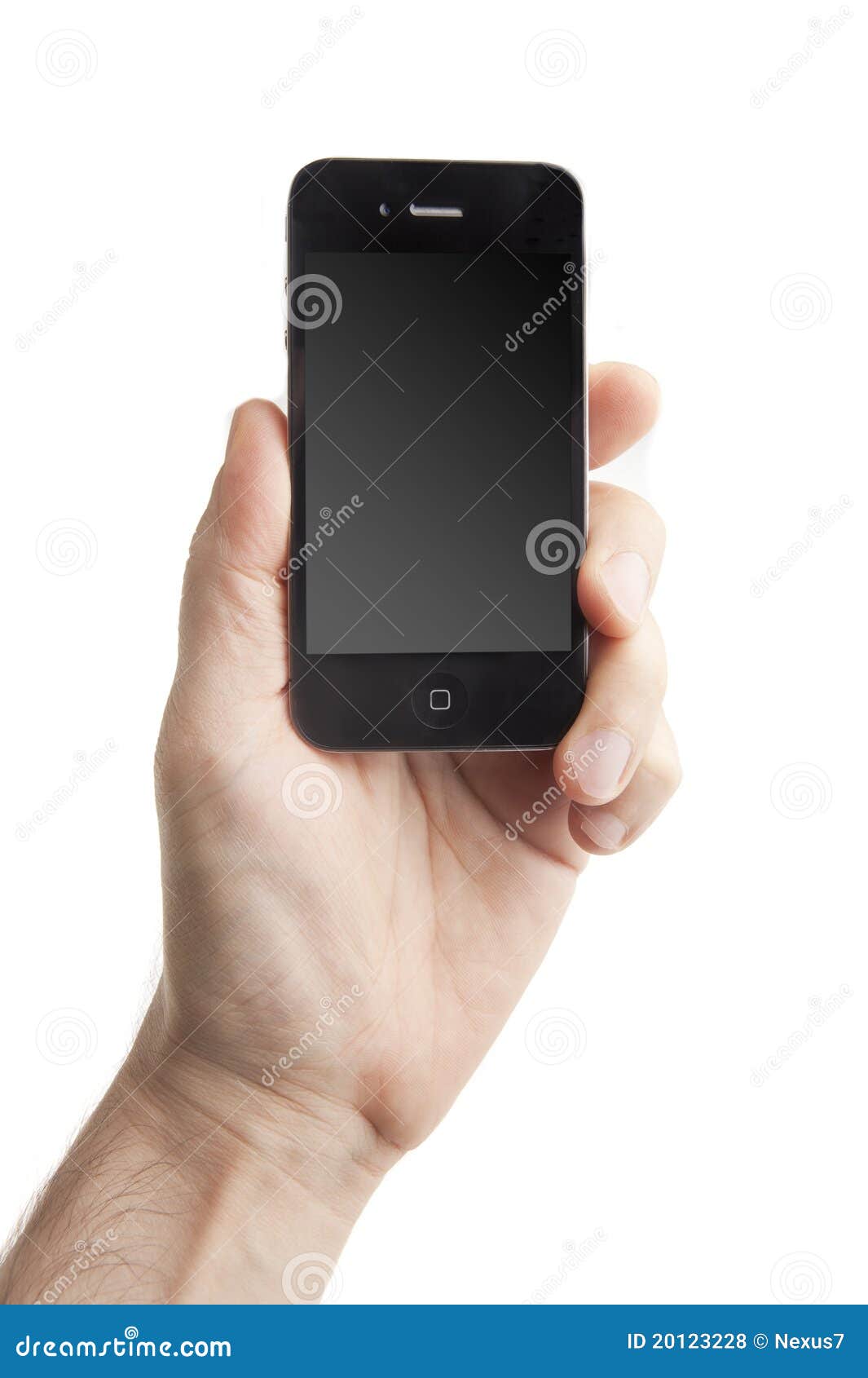 Smart Phone in Hand stock photo. Image of communication - 20123228