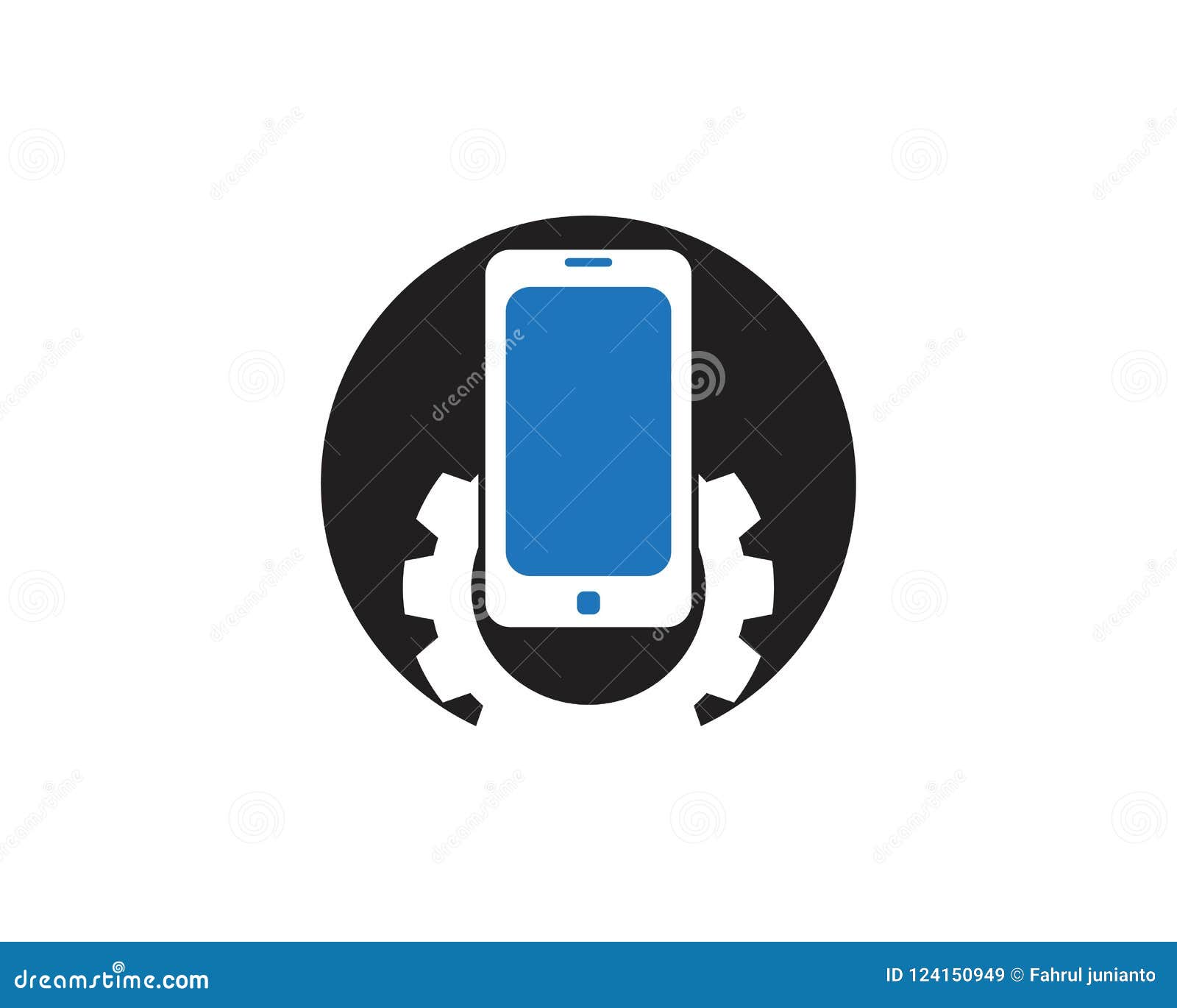 Smart Phone Icon Logo Template Stock Vector - Illustration of style ...