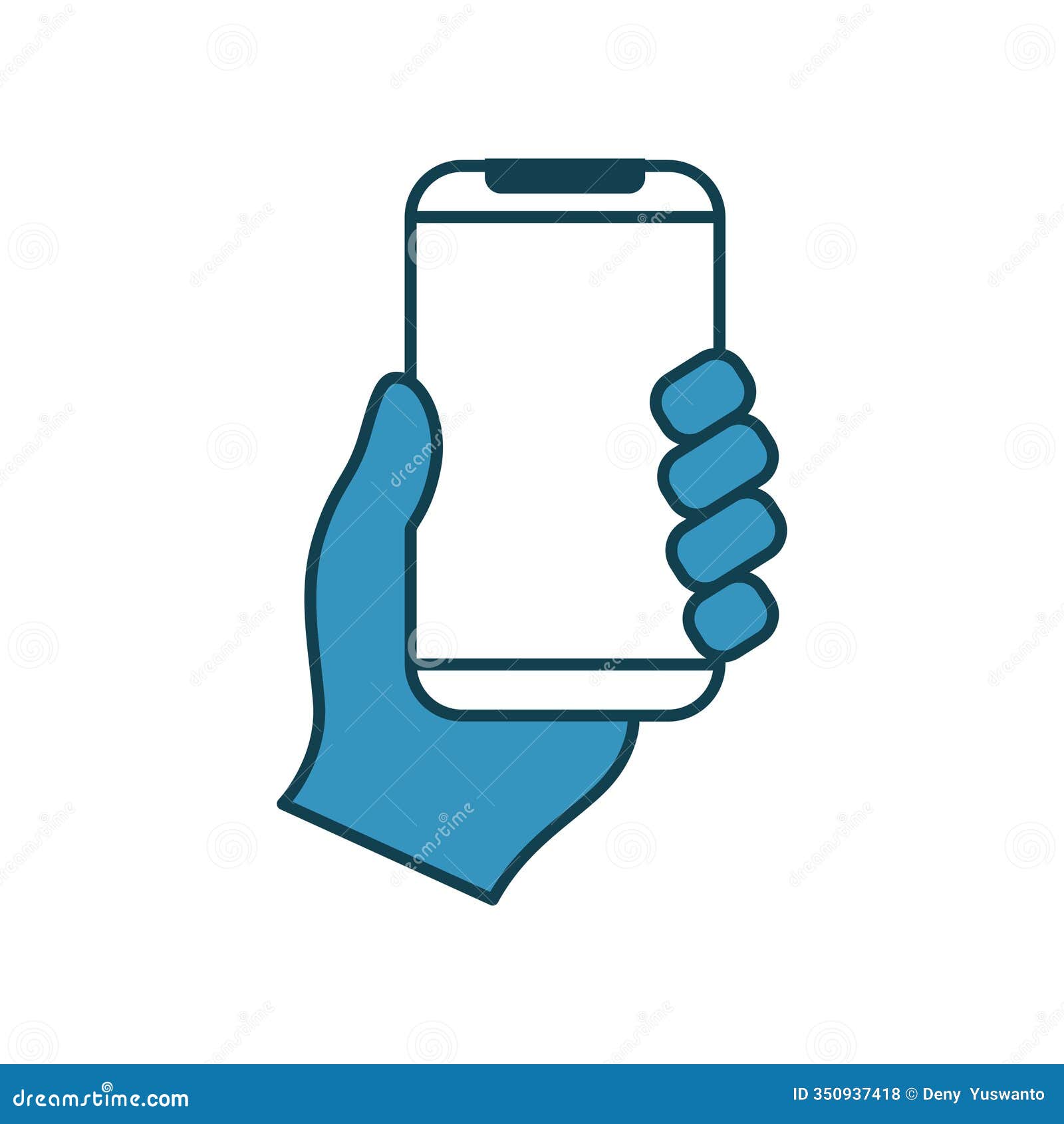 Smart Phone Icon Vector on Trendy Design Stock Vector - Illustration of ...