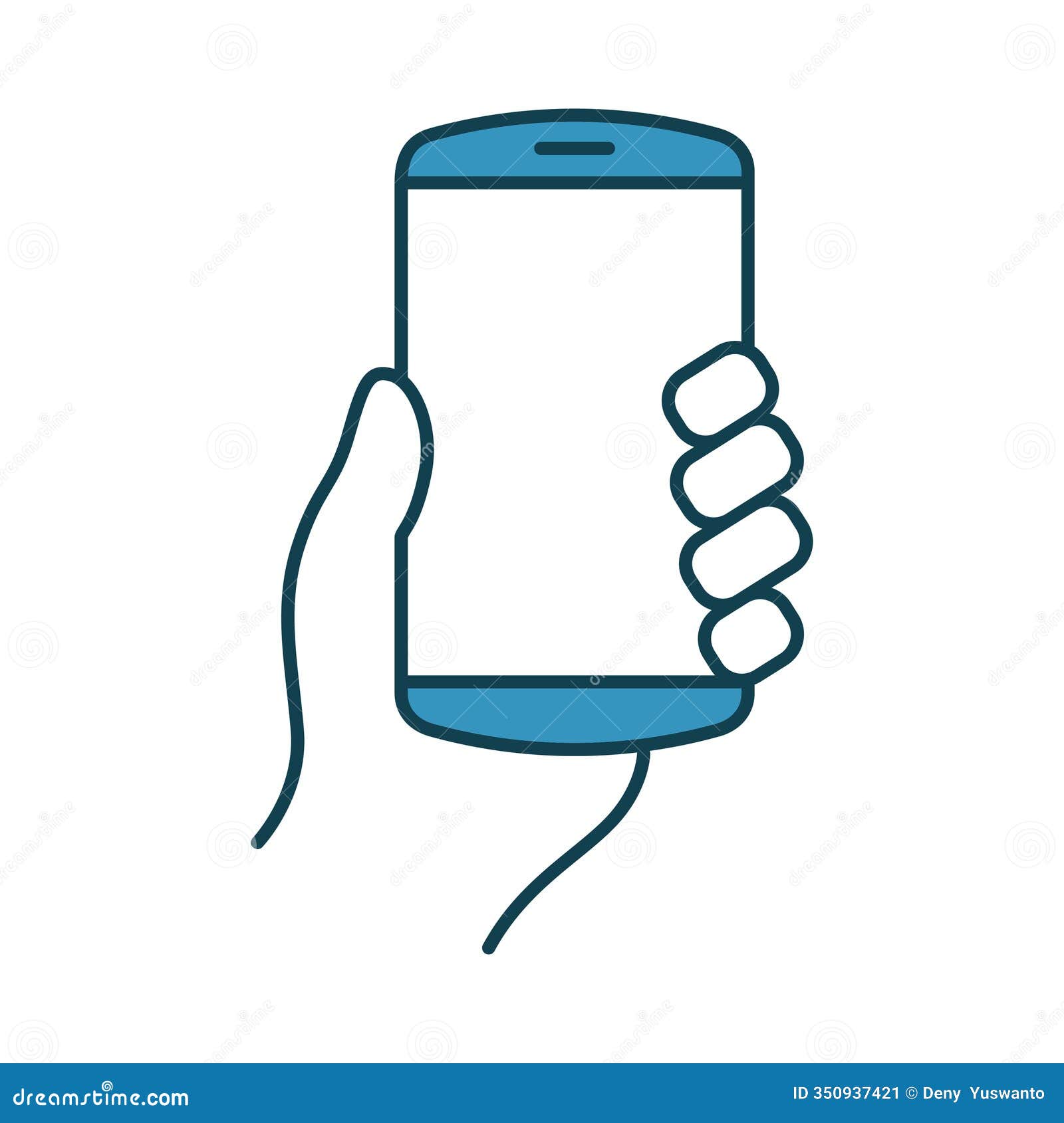 Smart Phone Icon Vector on Trendy Design Stock Vector - Illustration of ...