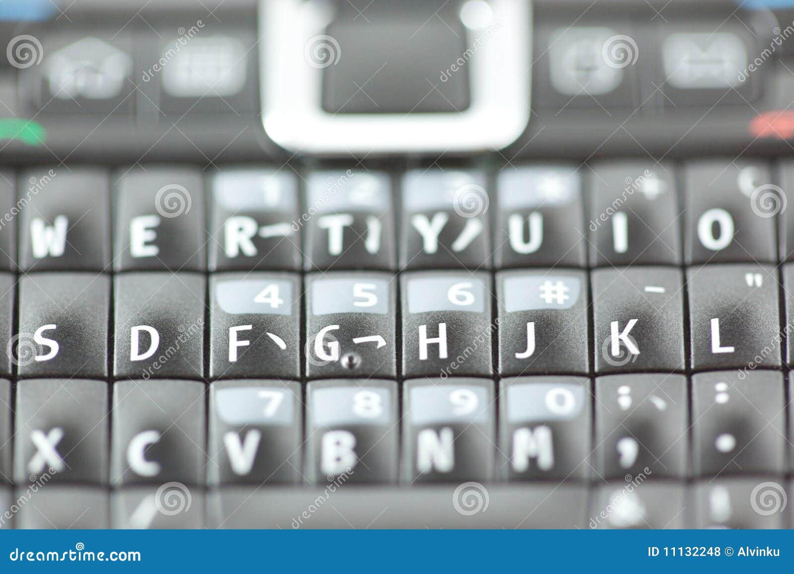 Smart Phone Keypad Qwerty Close Up Stock Photo - Image of qwerty ...