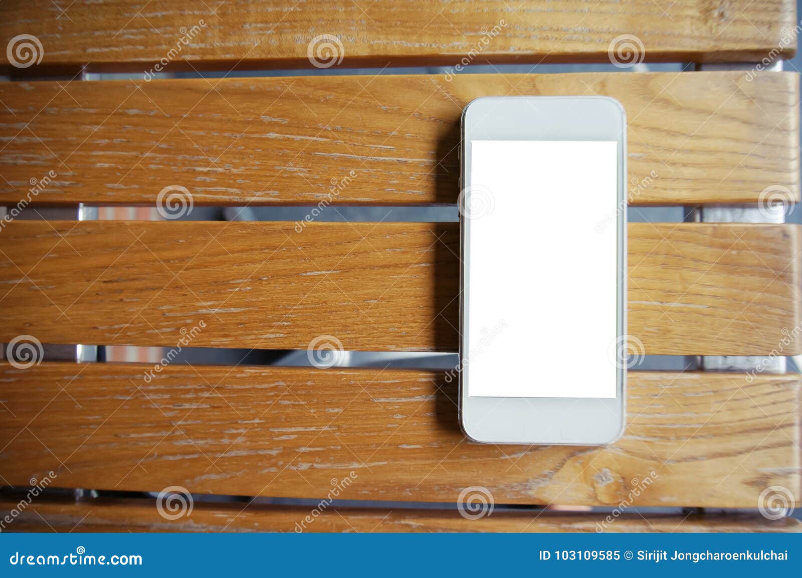 Smart Phone Lay on the Table Business Concept. Stock Image - Image of ...