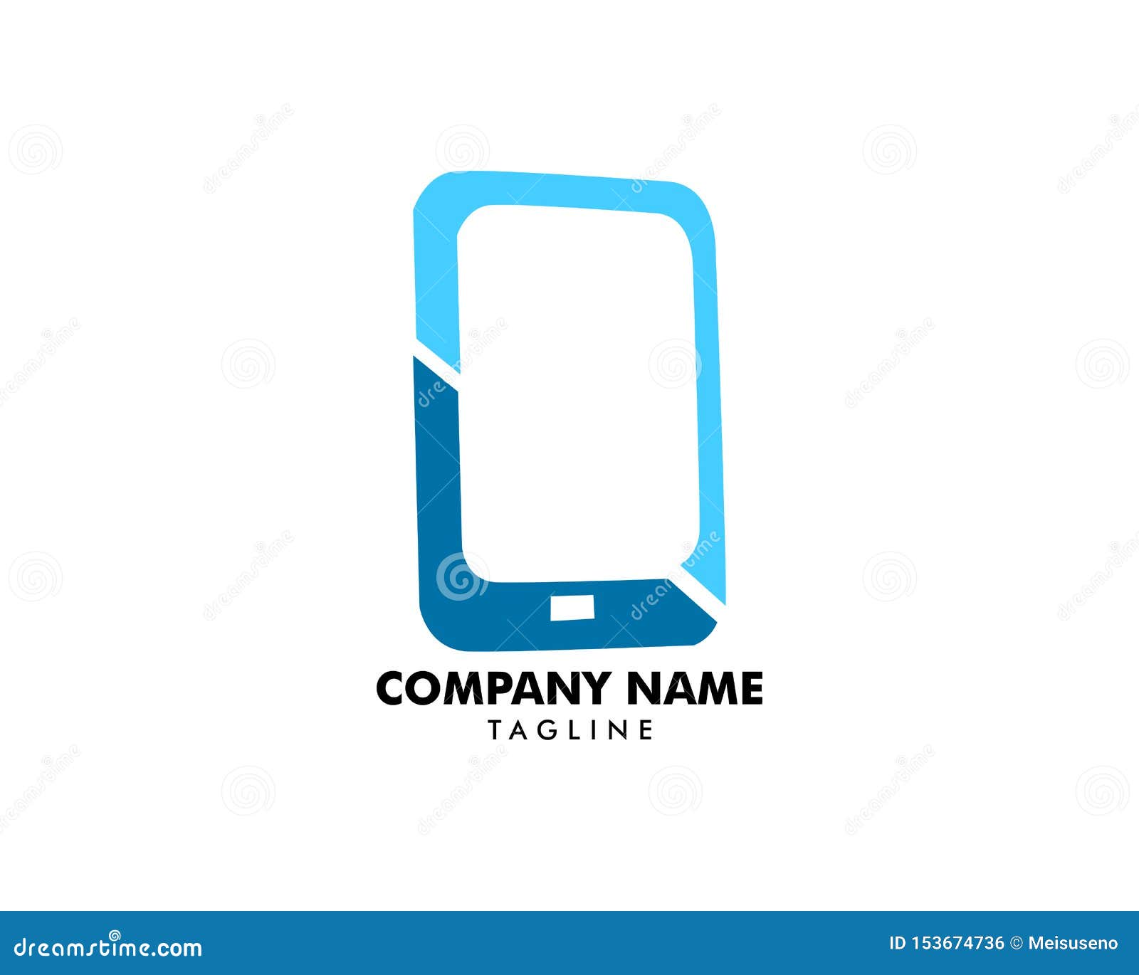 Smart Phone Logo Template Design Stock Vector - Illustration of ...