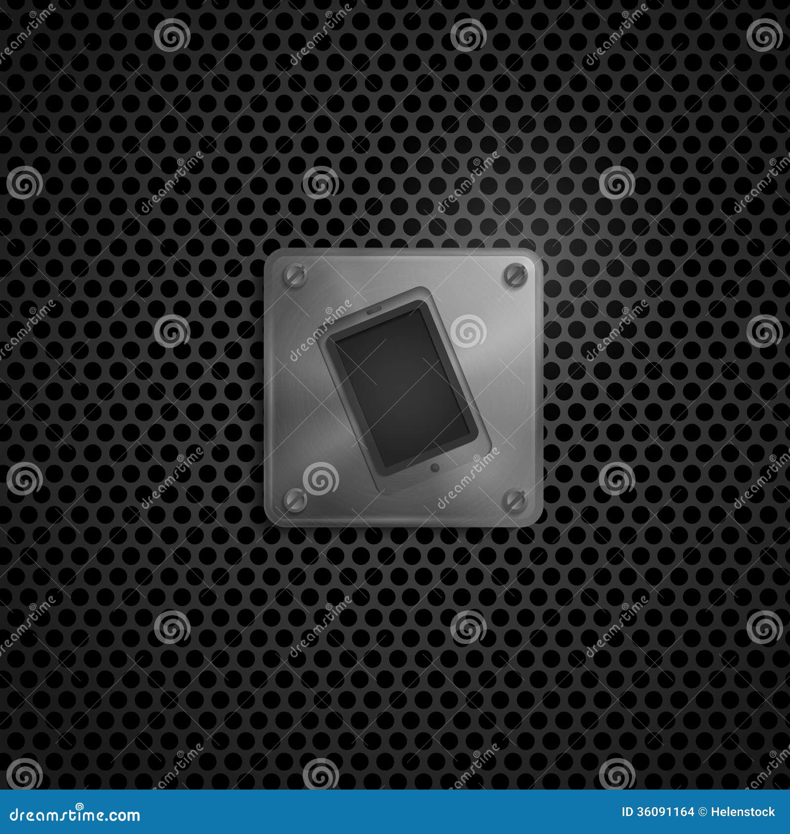 Smart Phone Metal Texture. stock vector. Illustration of texture - 36091164