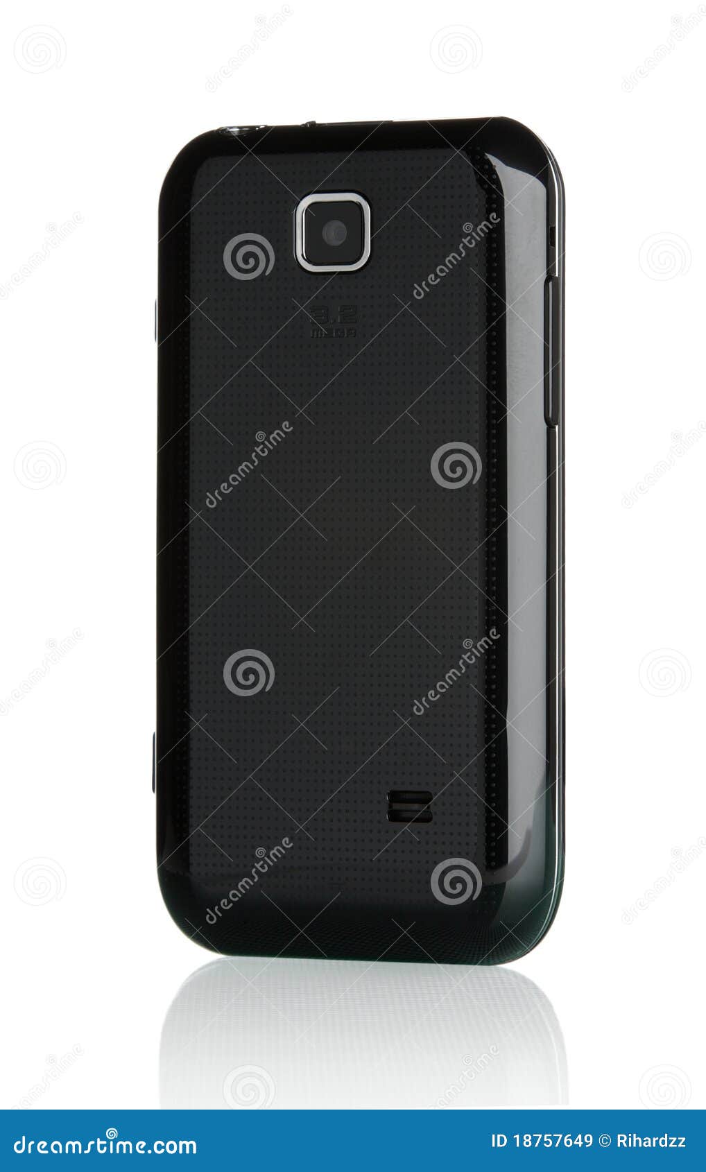 Smart Phone Rear Side with Camera Stock Image - Image of numbers, phone ...