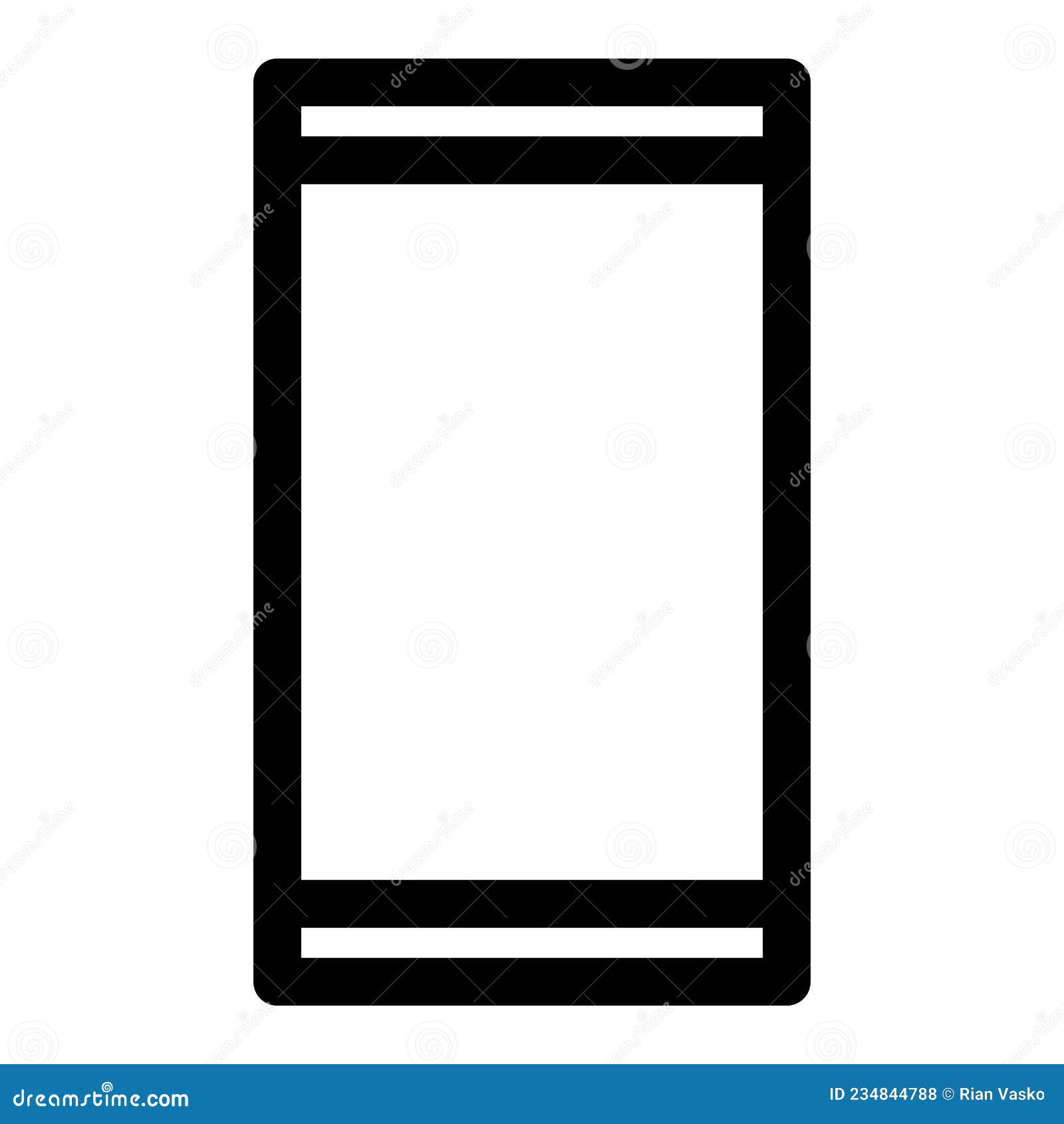 Smart Phone ( sample two ) stock vector. Illustration of music - 234844788