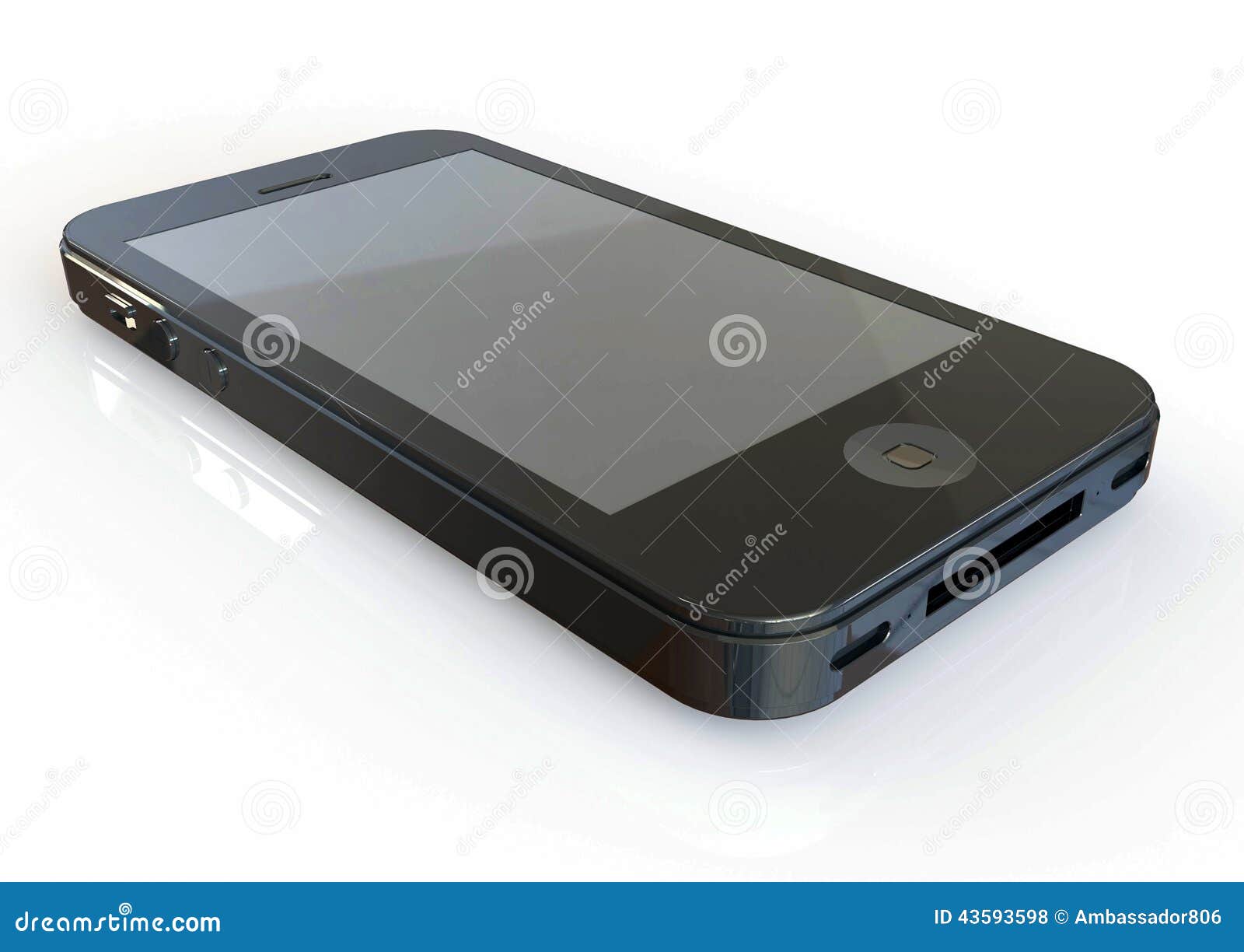 Smart Phone Screen and Contour Stock Photo - Image of computers, frame ...