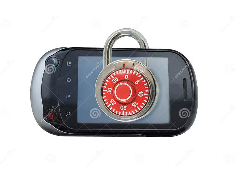 Smart phone security stock photo. Image of security, business - 38648858