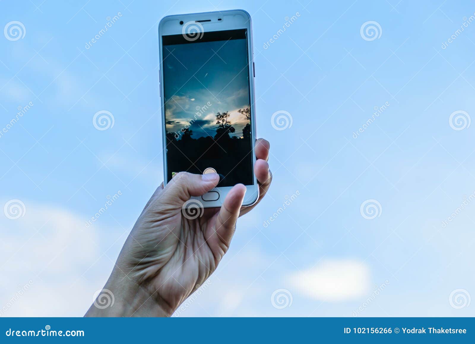 Smart phone shooting stock photo. Image of thailand - 102156266