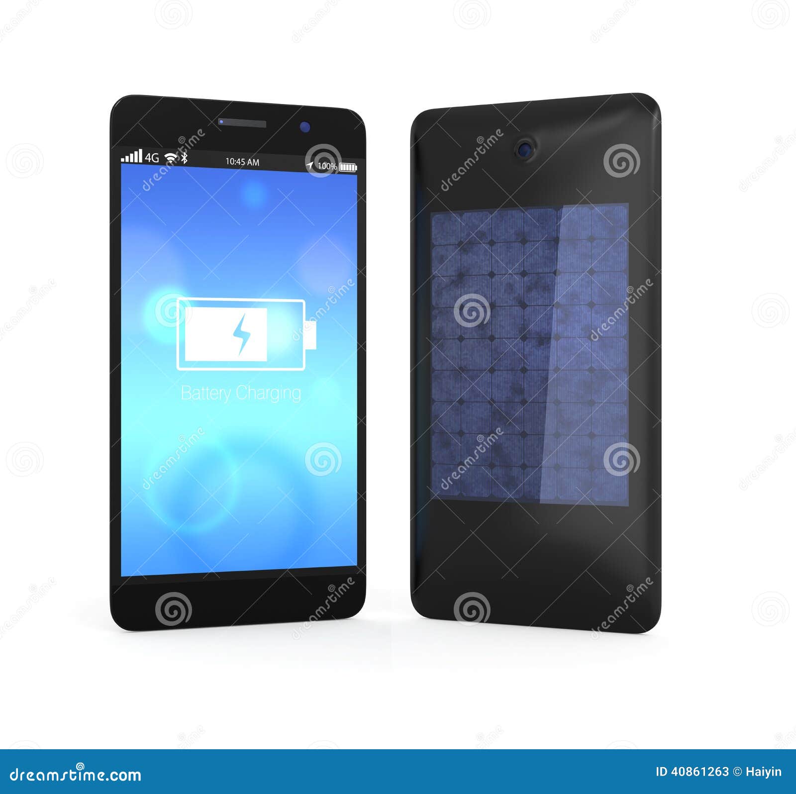 Smart Phone and Solar Panel Built-in Rear Cover Stock Illustration ... Smart Phone and Solar Panel Built-in Rear Cover Stock Illustration ...