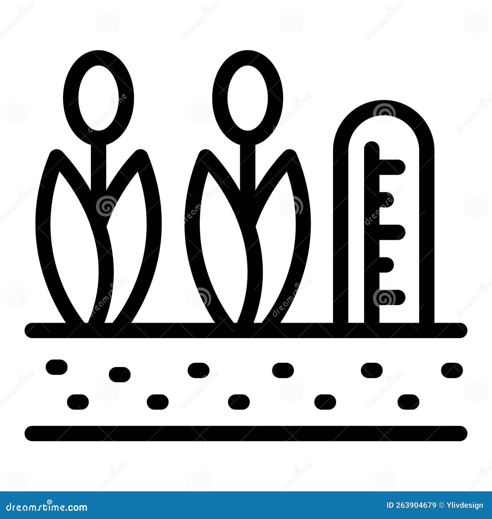 Smart Plant Control Icon Outline Vector. Data Sensor Stock Vector ...