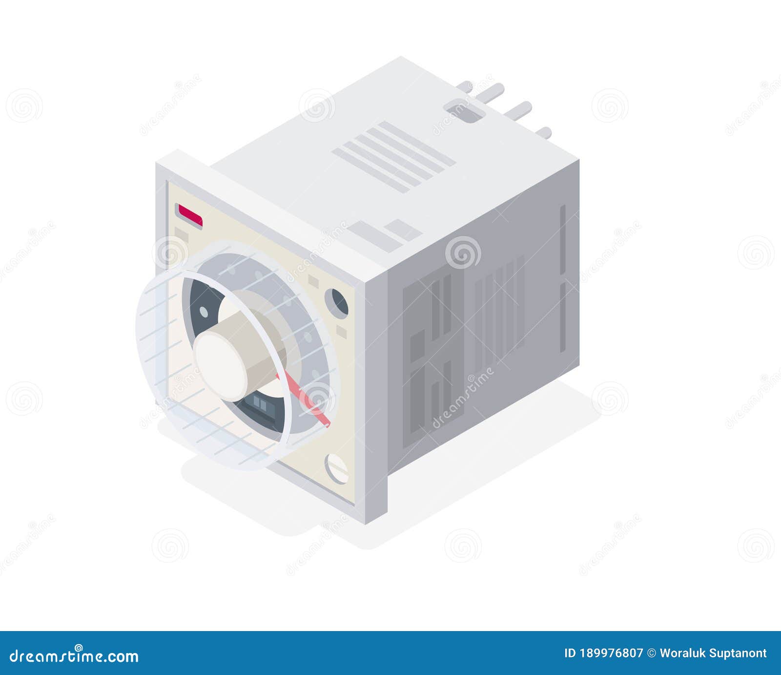 Servo Amplifier Plc System Isometric Vector | CartoonDealer.com #189976802