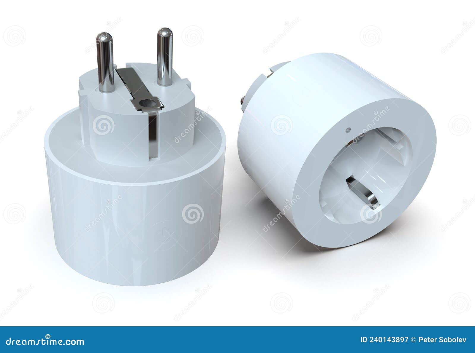 Smart plug device stock image. Image of detect, industrial - 240143897