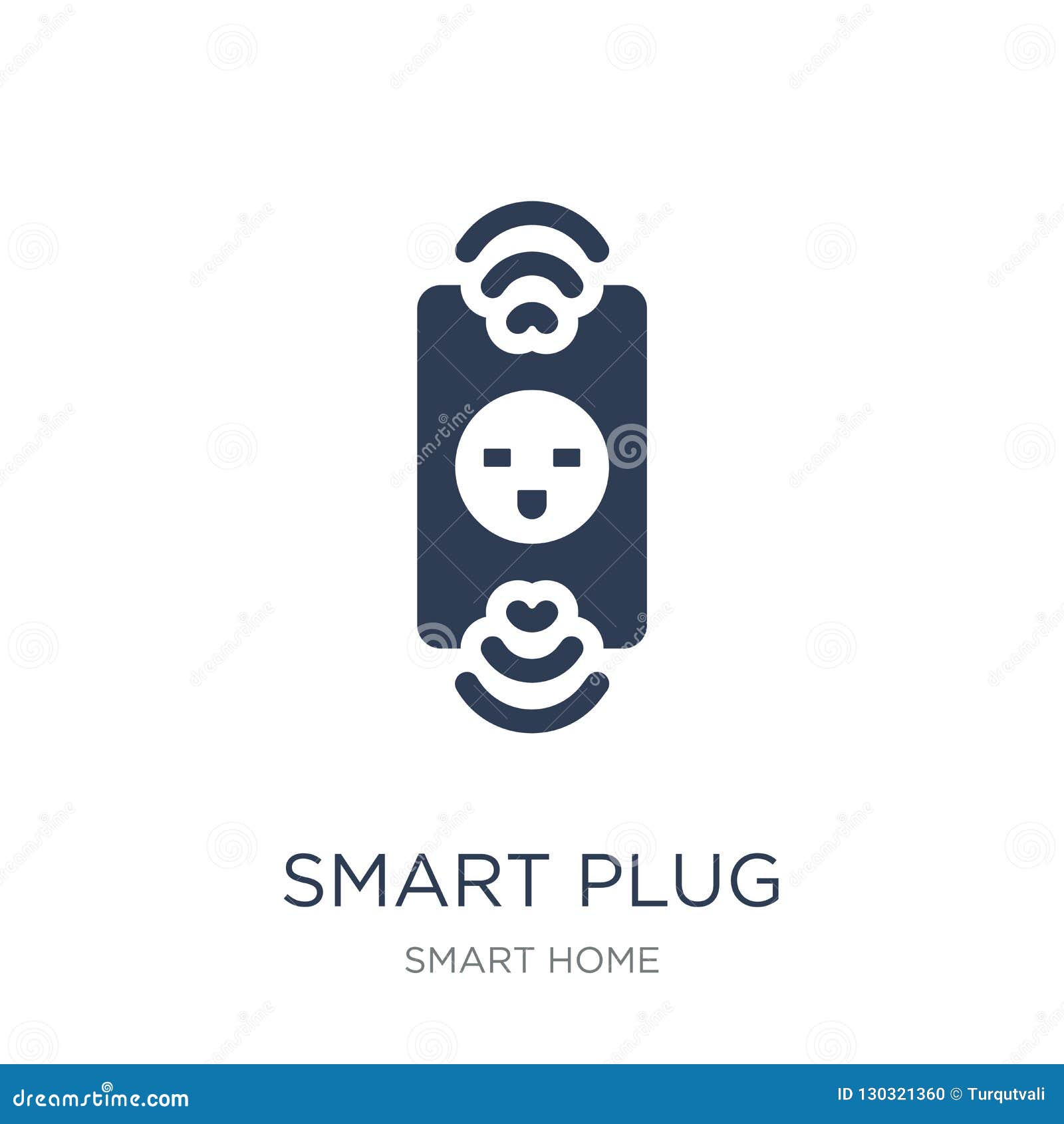 Smart Plug Icon. Trendy Flat Vector Smart Plug Icon on White Background ...