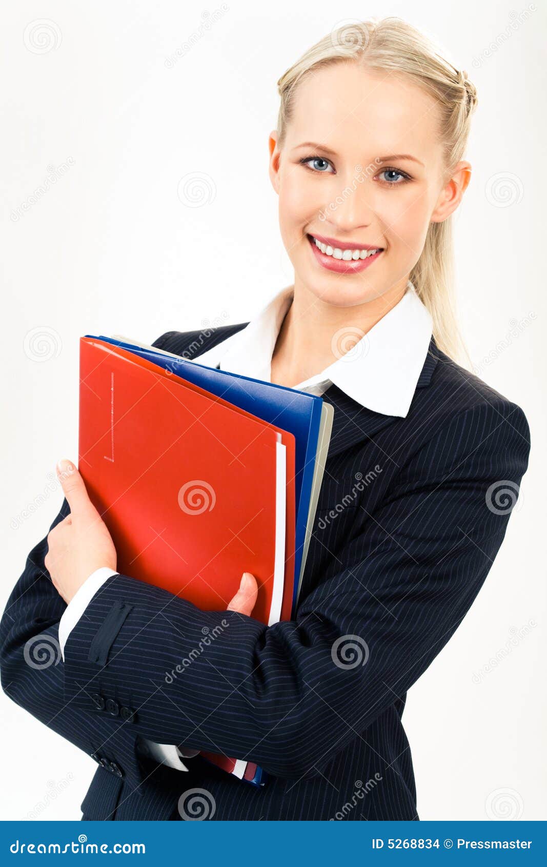 Smart professional stock photo. Image of girl, collar - 5268834