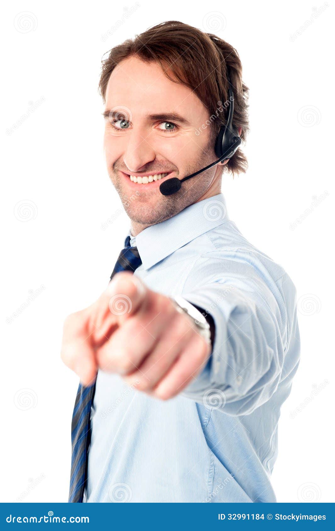 Smart Professional Pointing You Out Stock Photo - Image of expert ...