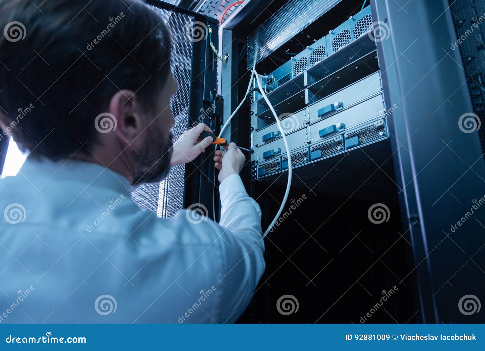 Smart Server Concept. IOT Internet Of Things. ICT Information ...