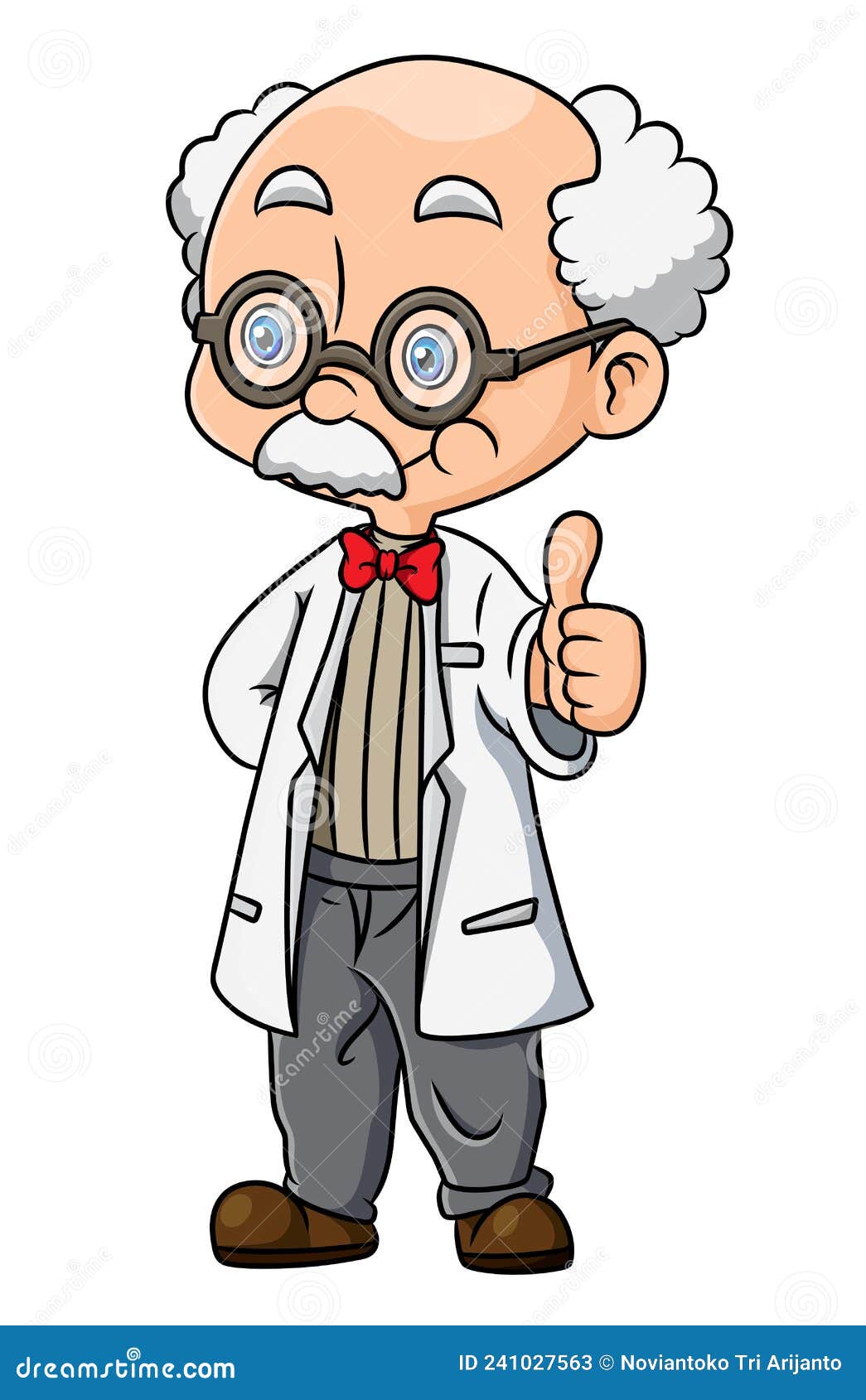 Smart Professor Steam Inhaler Cartoon Character With Glass Tube Vector ...