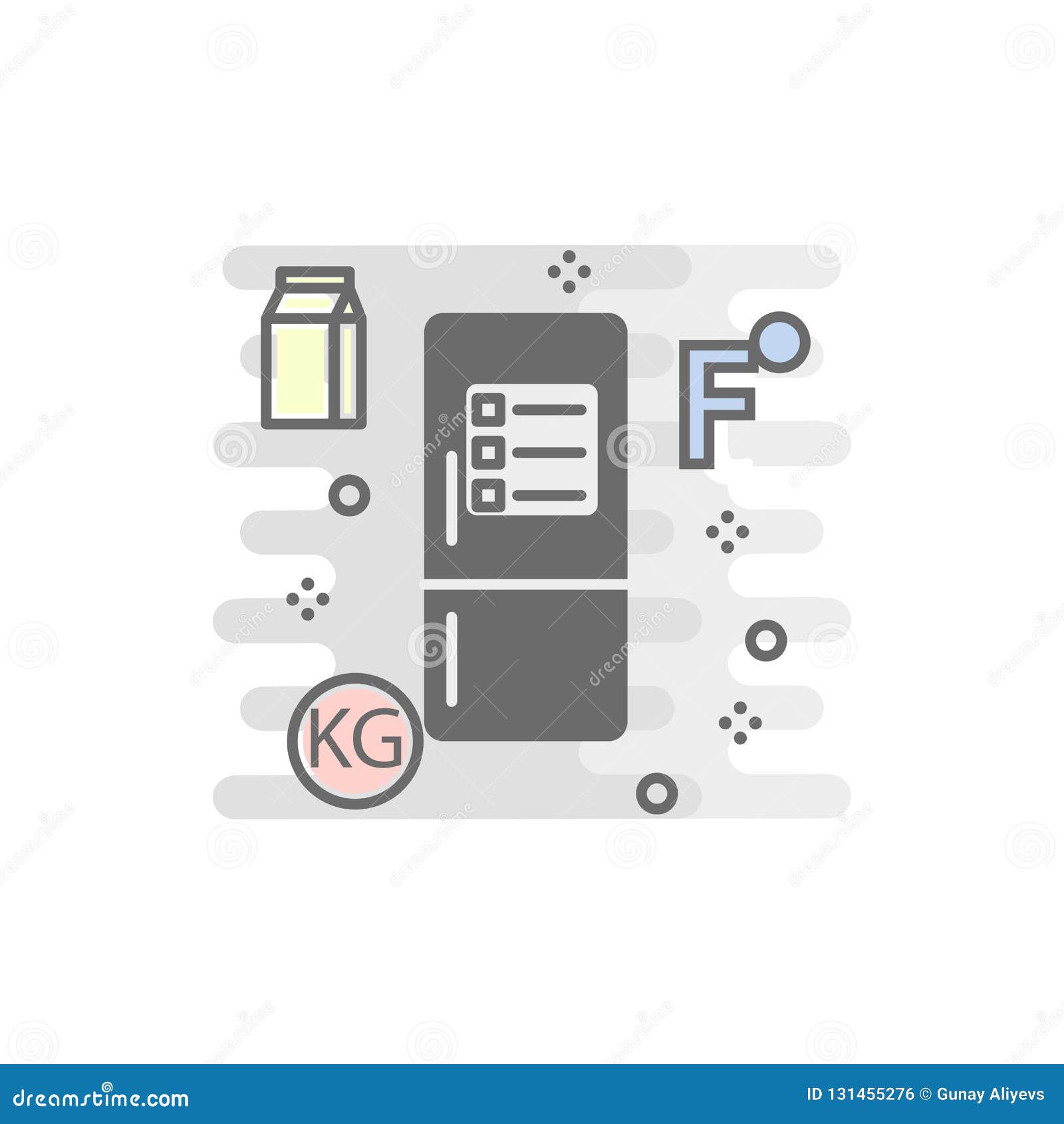 Smart Refrigerator Colored Icon. Element of Colored Smart Technology ...