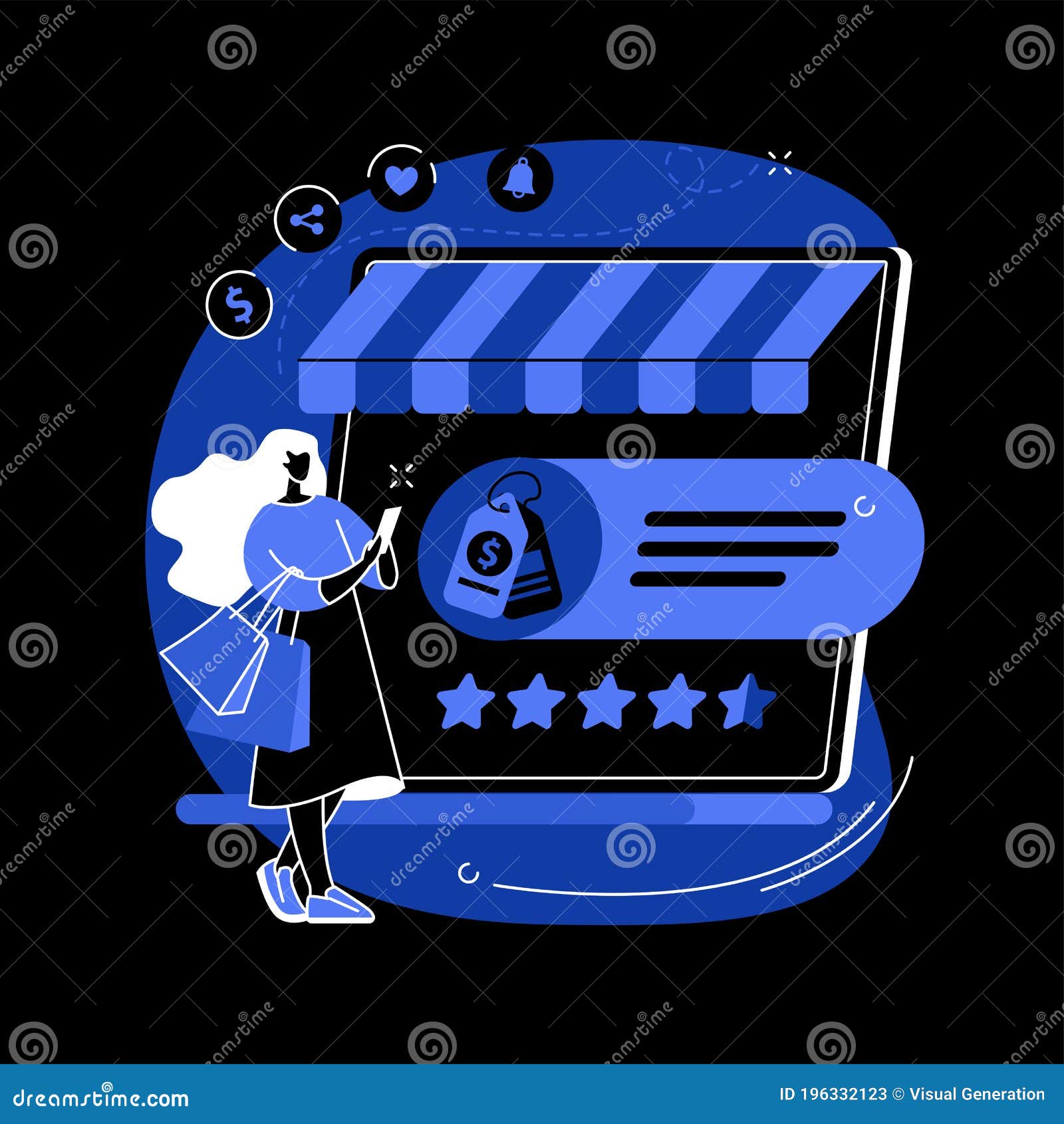 Smart Retail Abstract Concept Vector Illustration. Stock Vector ...