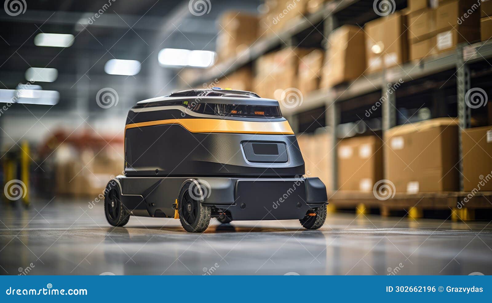 Smart Retail Concept, Robot Service Use for Efficiently Sorting ...