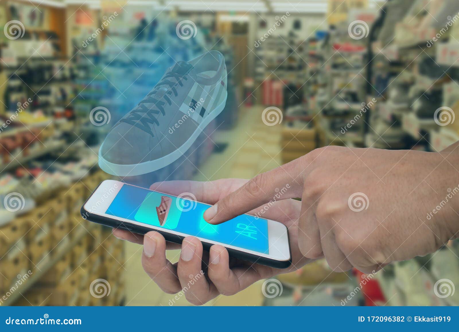 Smart Retail Use Augmented Mixed Virtual Reality Technology To Help ...