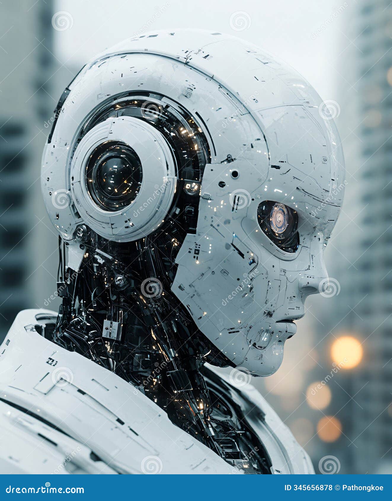 Futuristic Head Graphs Royalty-Free Stock Photo | CartoonDealer.com ...