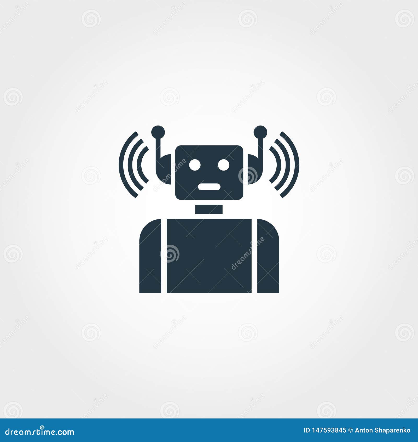Smart Robot Icon. Monochrome Creative Design from Smart Devices Icon ...