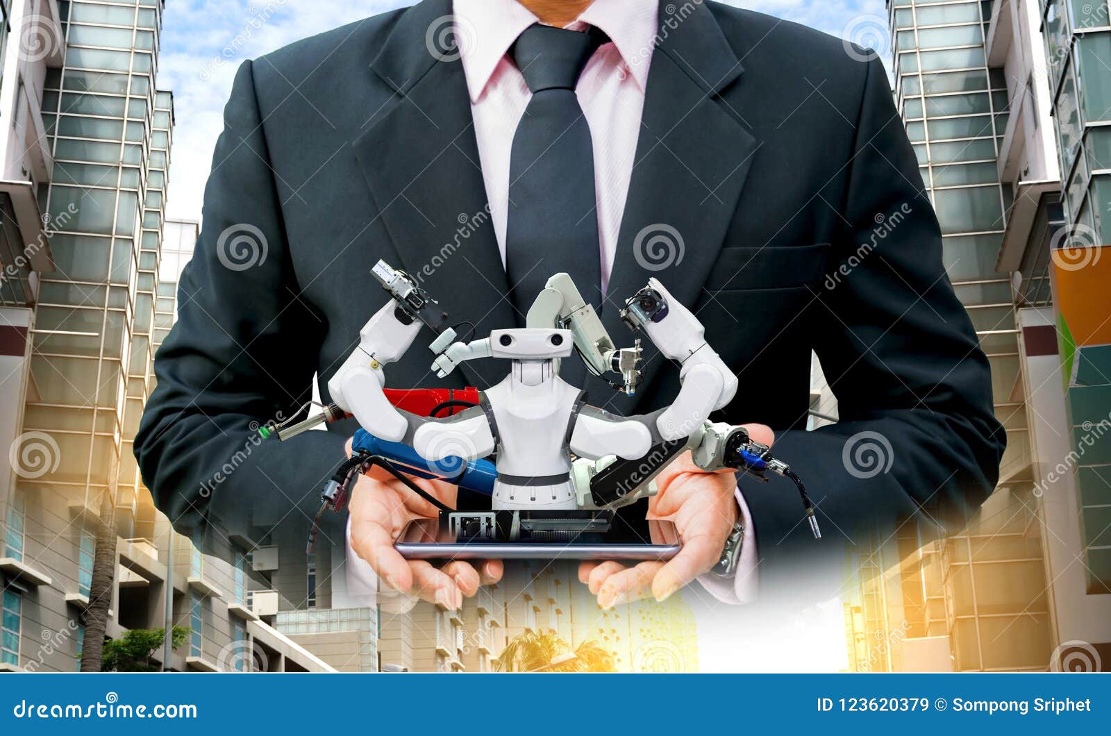 Smart Robot Replacement Industrial 4. 0 of Things Technology Robot ...