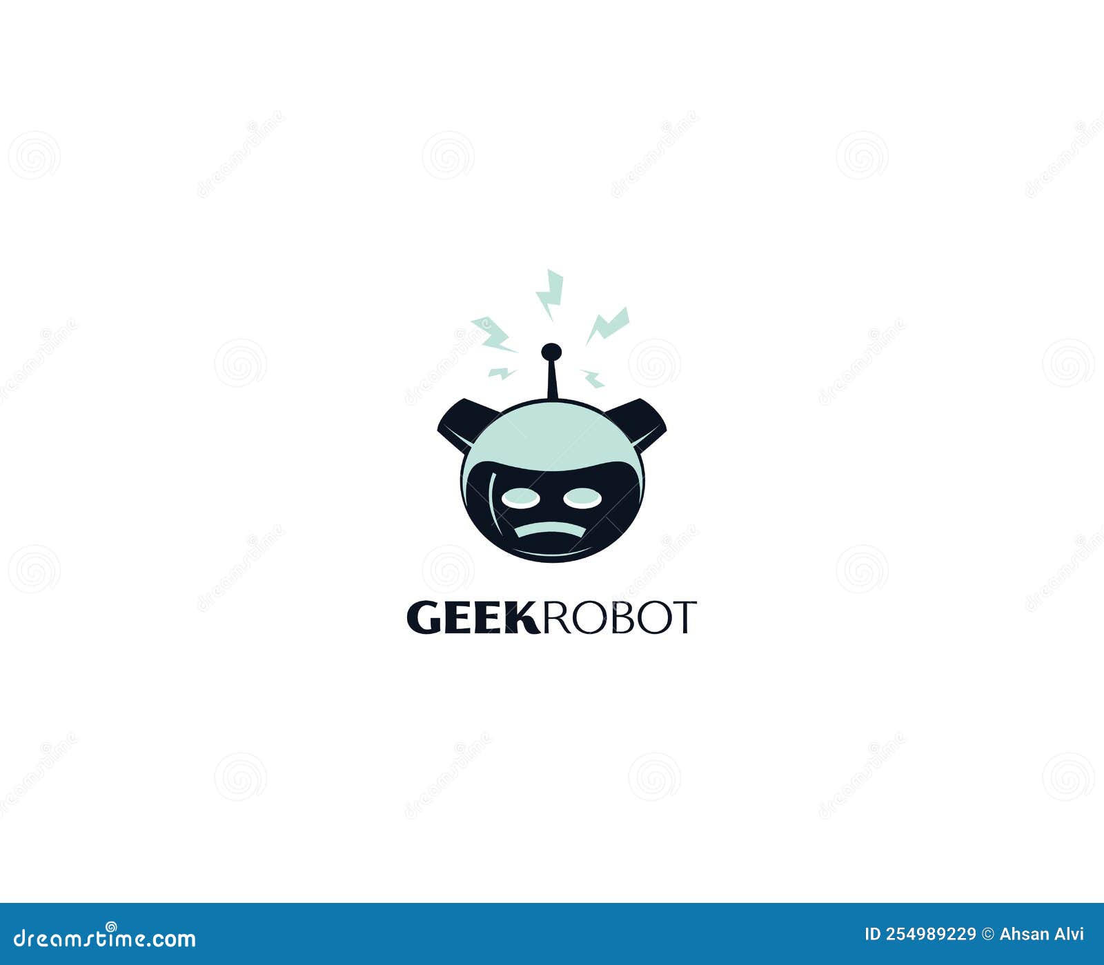 Smart Robot Vector Logo. Robot Techno Logo Vector. Stock Vector ...