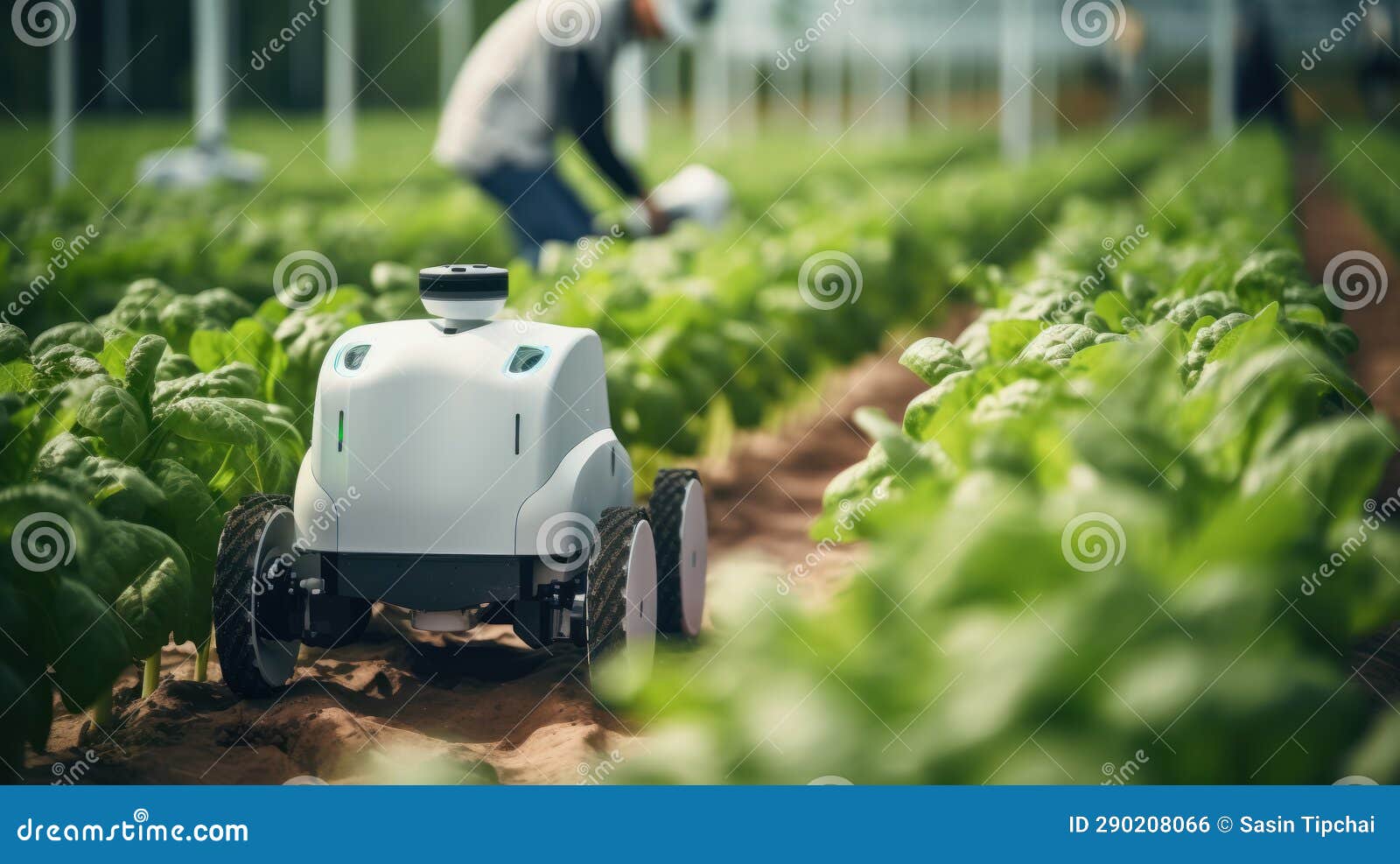 Smart Robotic Futuristic Farmers Working on Field Agriculture ... Smart Robotic Futuristic Farmers Working on Field Agriculture ...