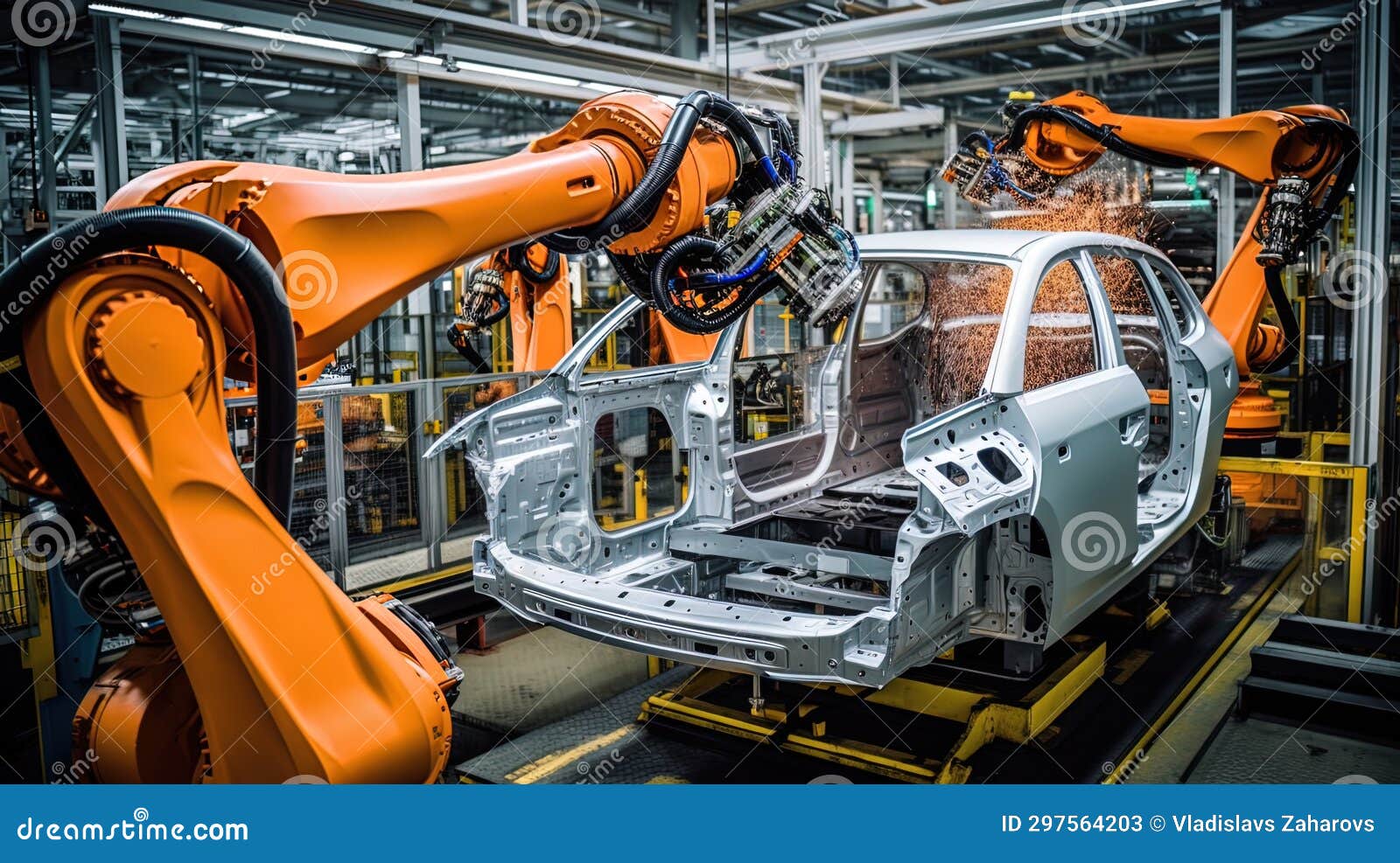 Smart Robotics Implementation in Automotive Manufacturing: Light Orange ...