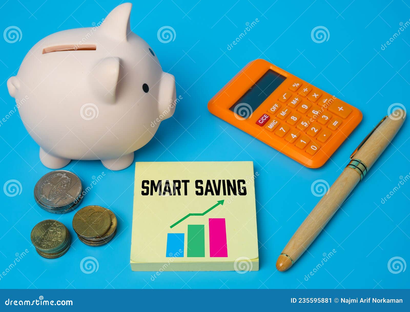 Smart Saving and Investment Stock Image - Image of contribution ...