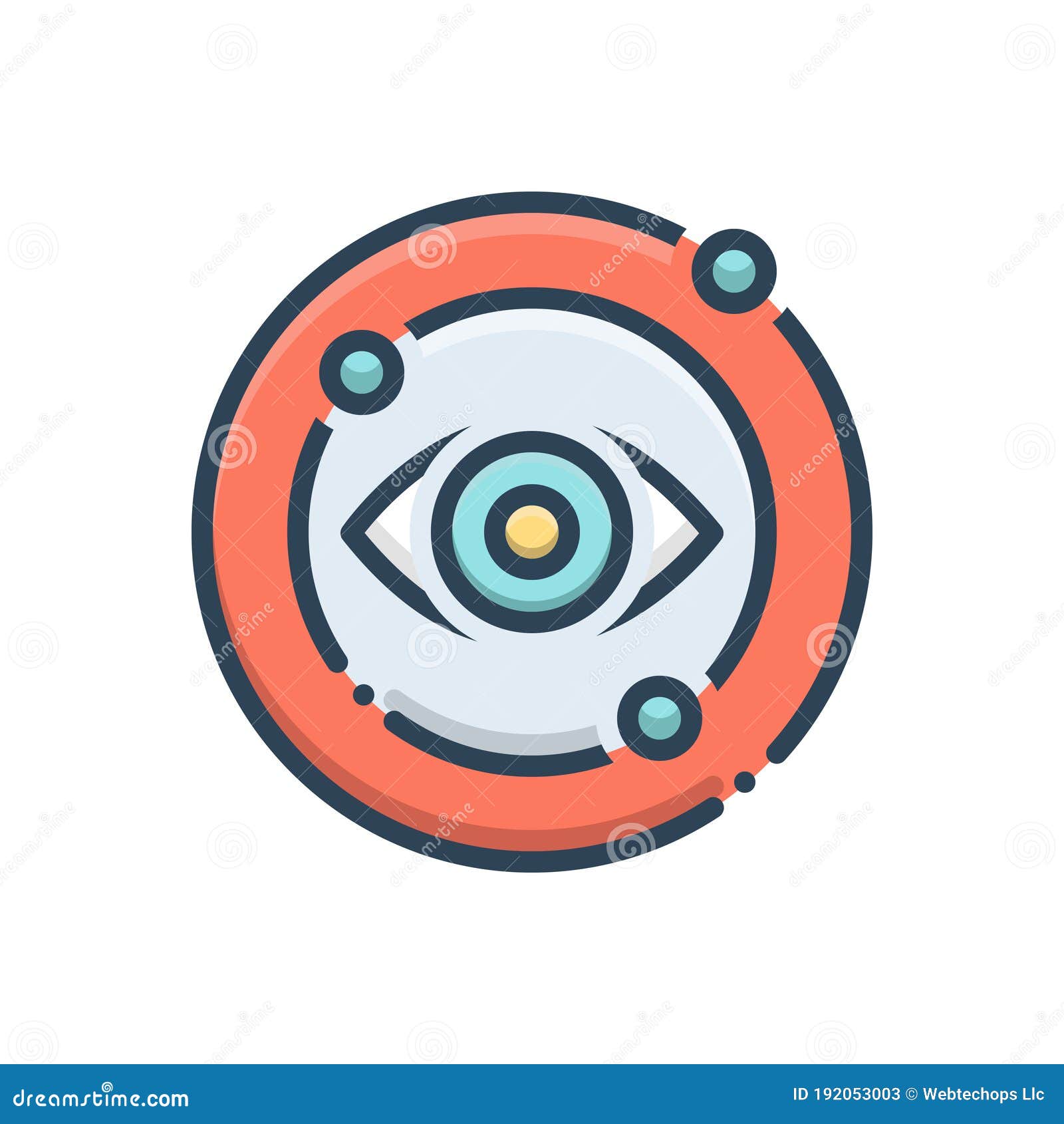 Color Illustration Icon for Smart Scan, Technology and Electronic Stock ...