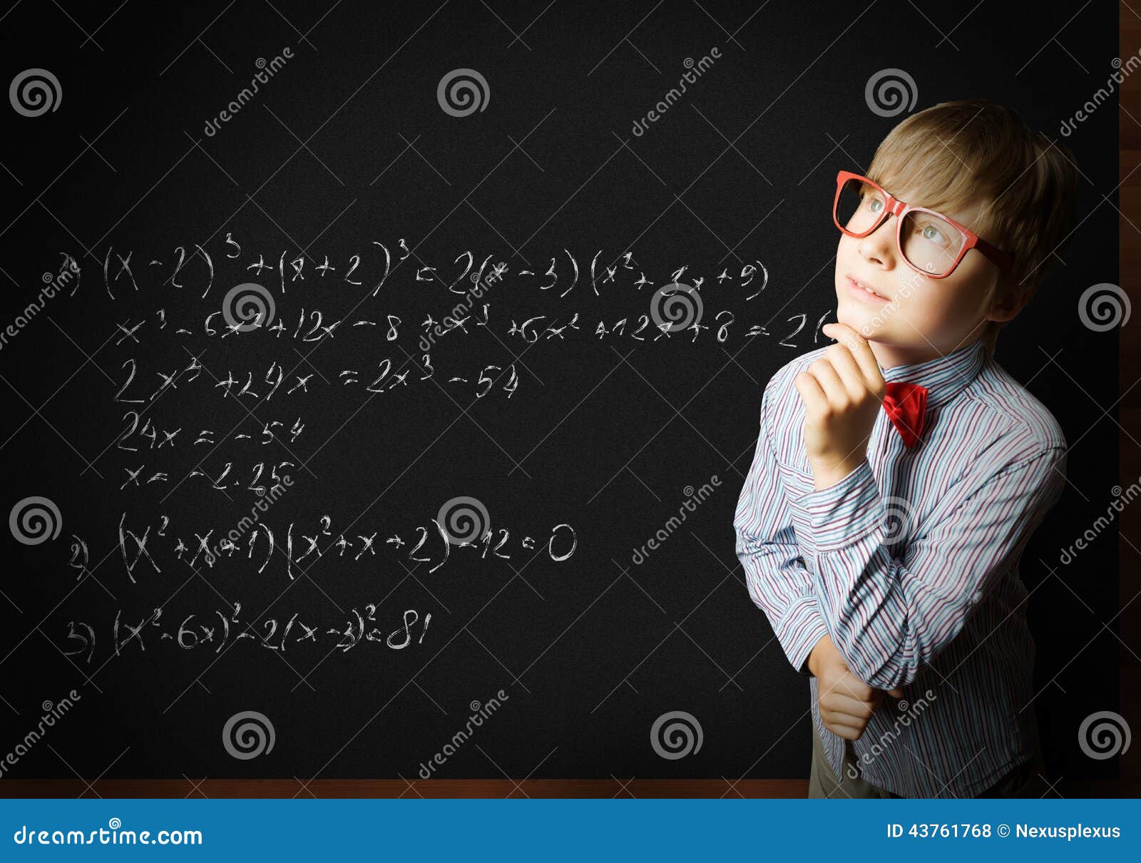 Smart schoolboy stock photo. Image of glasses, knowledge - 43761768