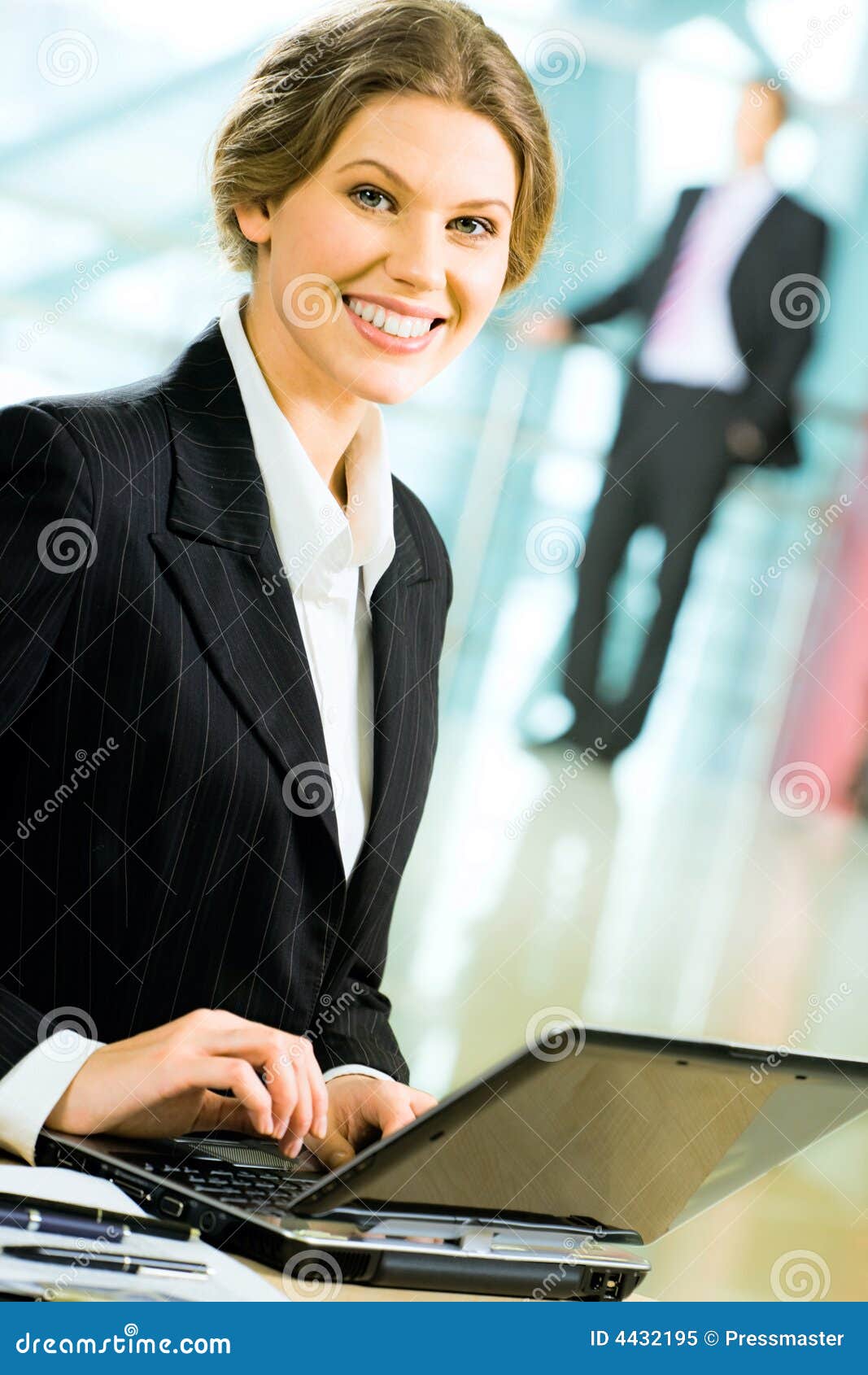 Smart secretary stock image. Image of portable, attractive - 4432195