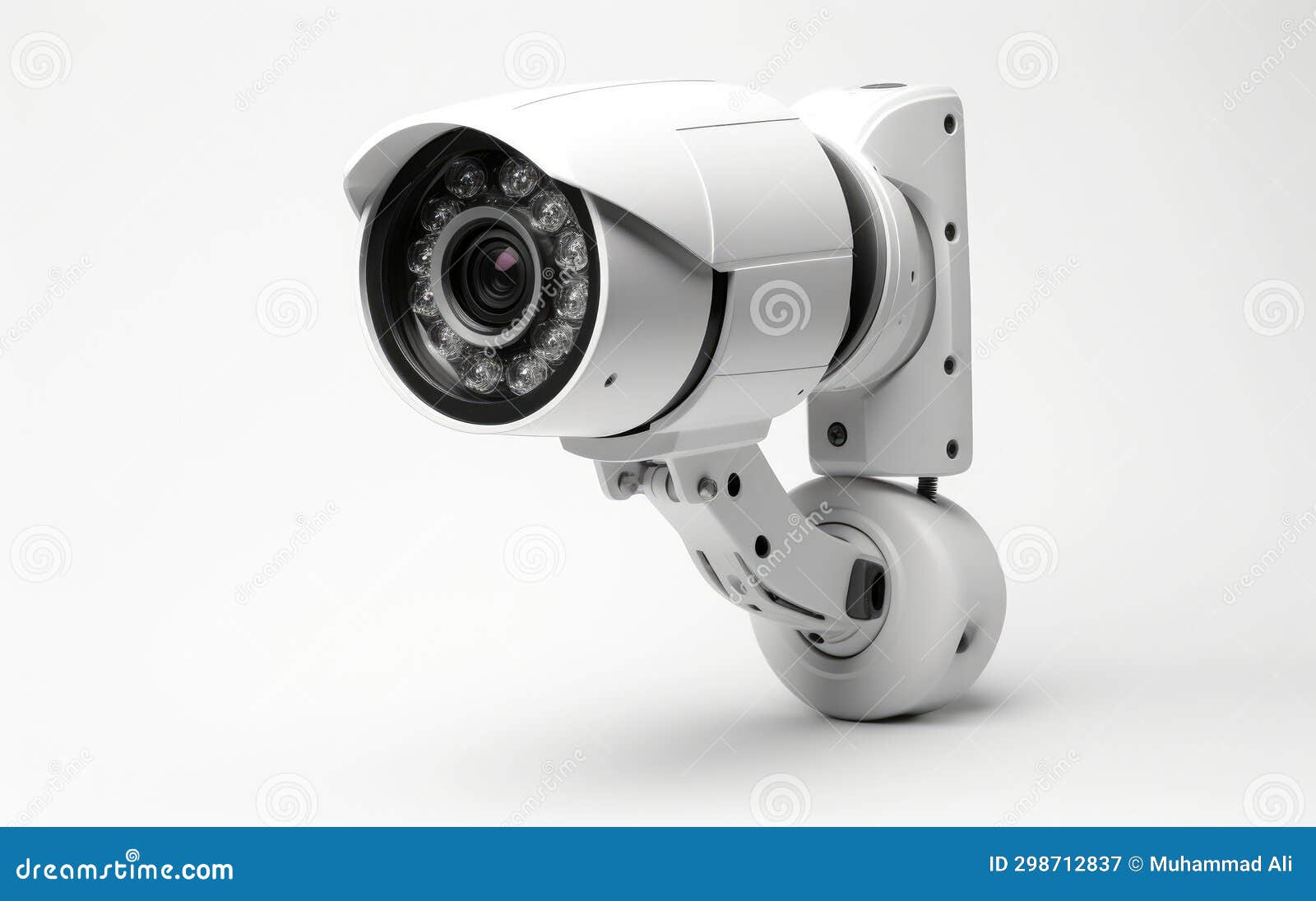 Smart Security Solution on White Background Stock Image - Image of lone ...