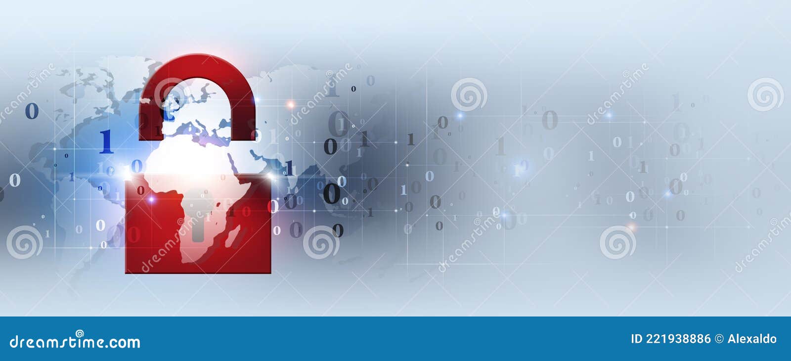 Smart Security System Banner Stock Illustration - Illustration of idea ...