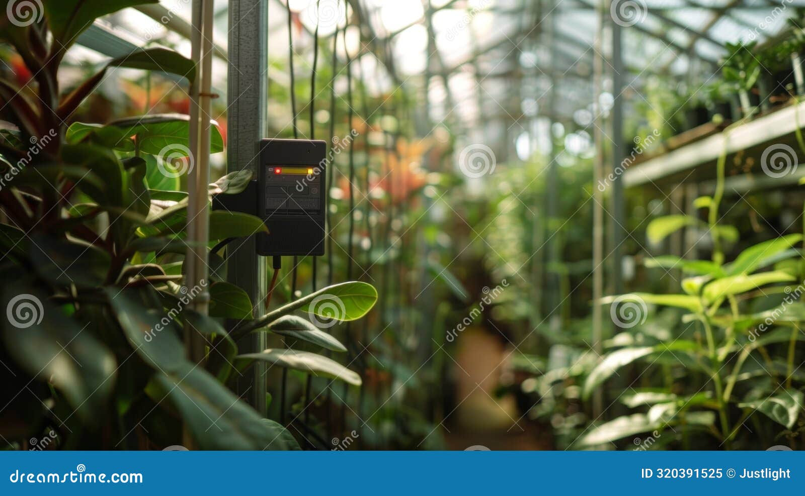 A Smart Sensor in a Greenhouse Monitors and Regulates Temperature ...