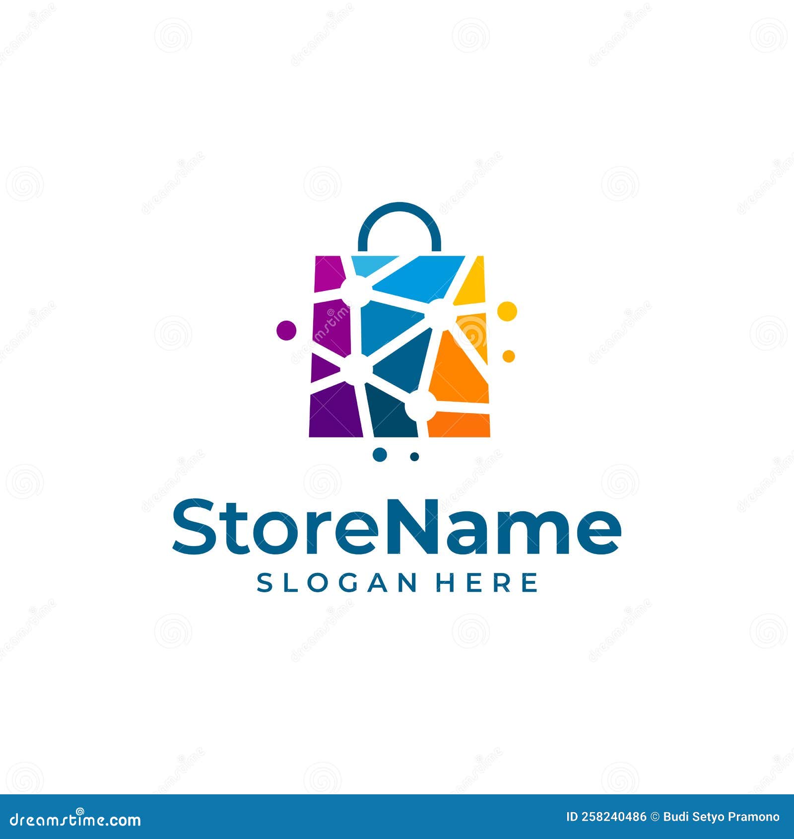 Smart Shop Tech Logo Vector Icon Illustration. Tech Shop Logo Design ...