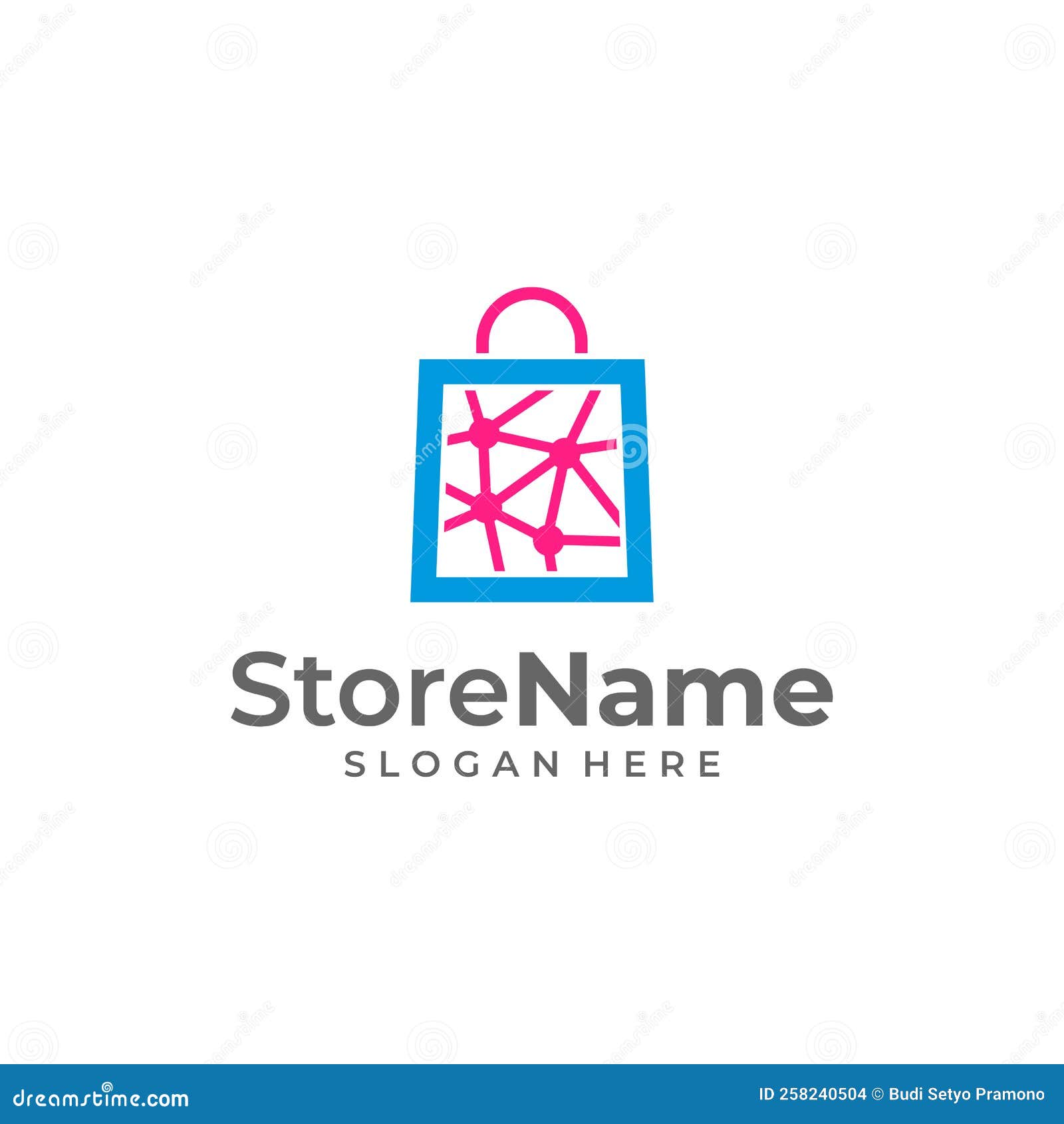 Smart Shop Tech Logo Vector Icon Illustration. Tech Shop Logo Design ...