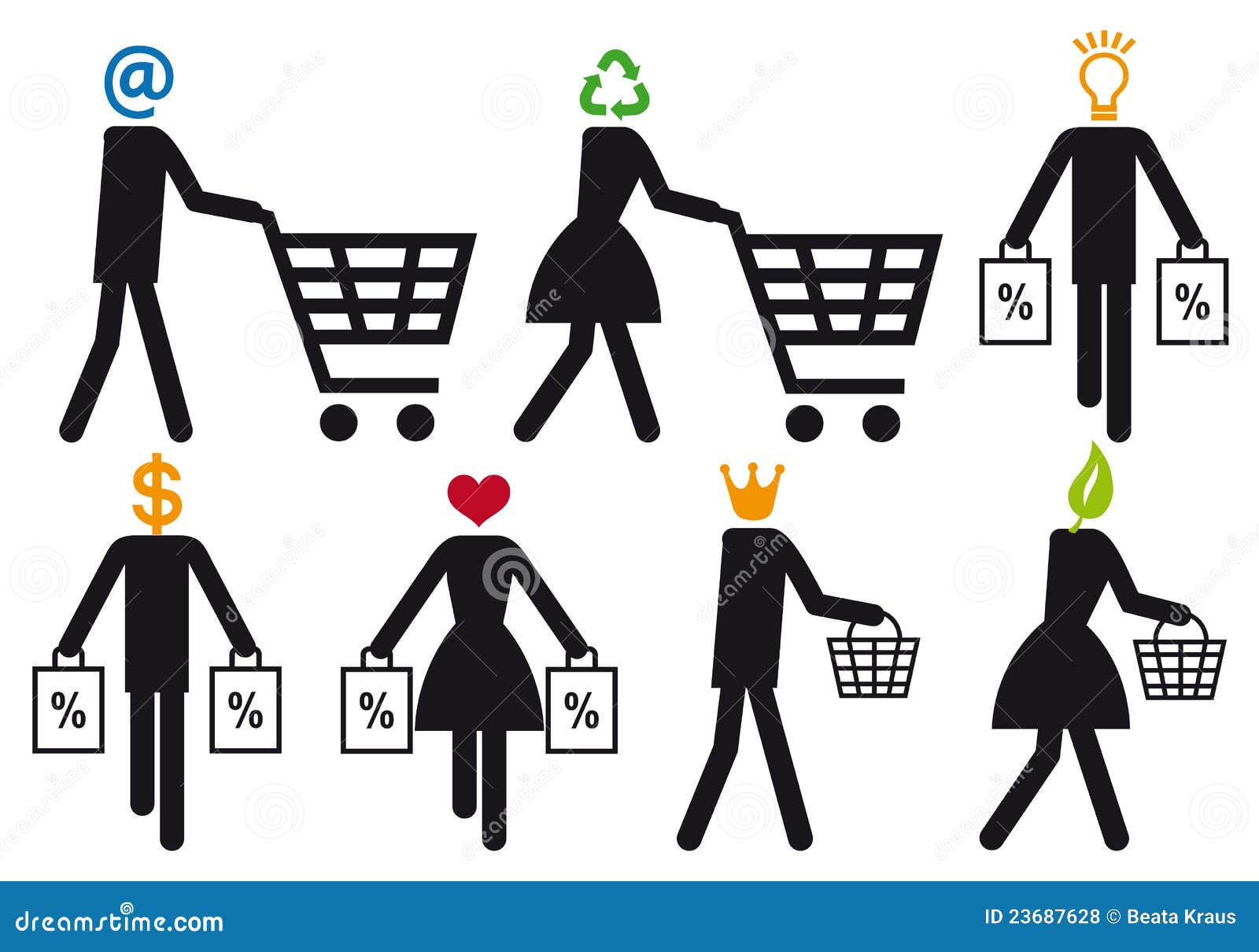 Icon Shopper Stock Illustrations – 14,000 Icon Shopper Stock ...