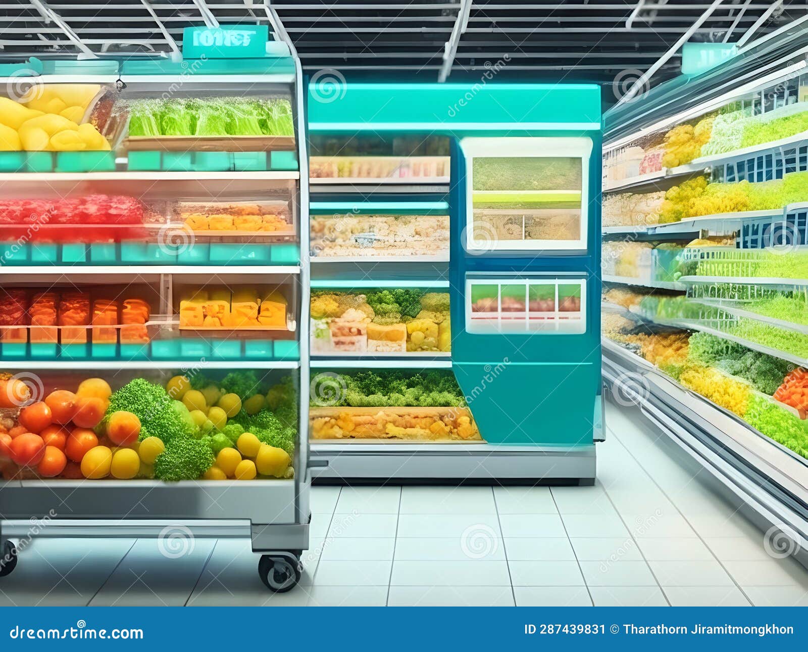 Smart Shopping Expeditions: Picturing the Tech-Driven Supermarket Stock ...