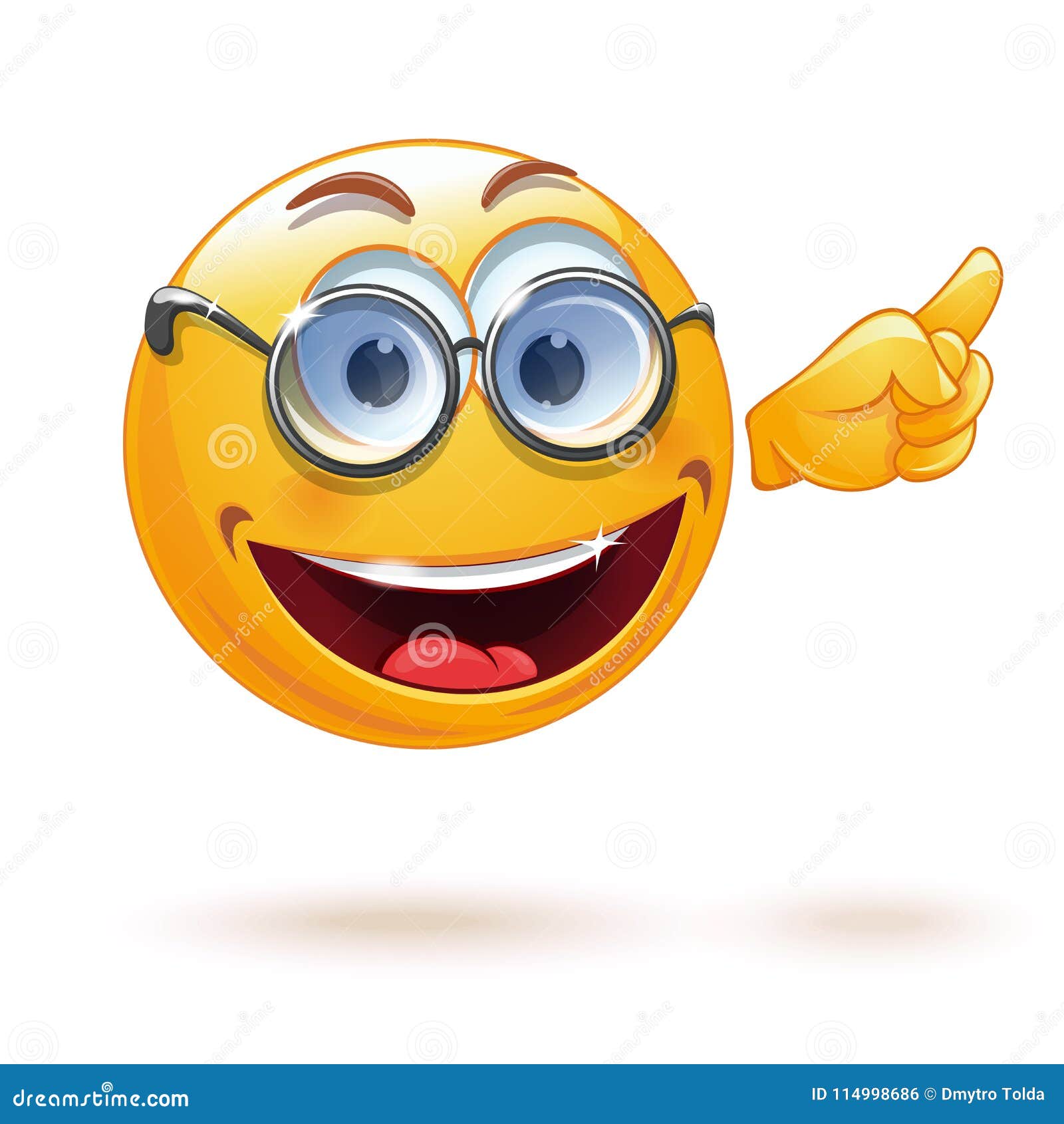 Smart smiley with glasses stock vector. Illustration of face - 114998686 Smart smiley with glasses stock vector. Illustration of face - 114998686