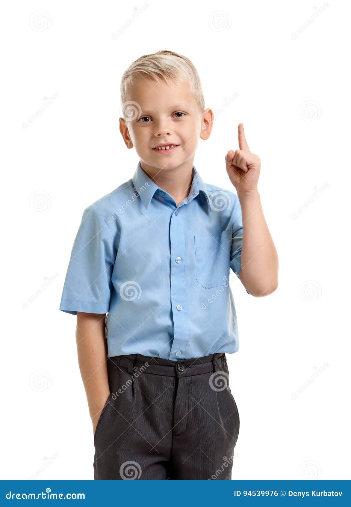 Smart Smiling Boy with Idea Stock Photo - Image of school, intelligent ...