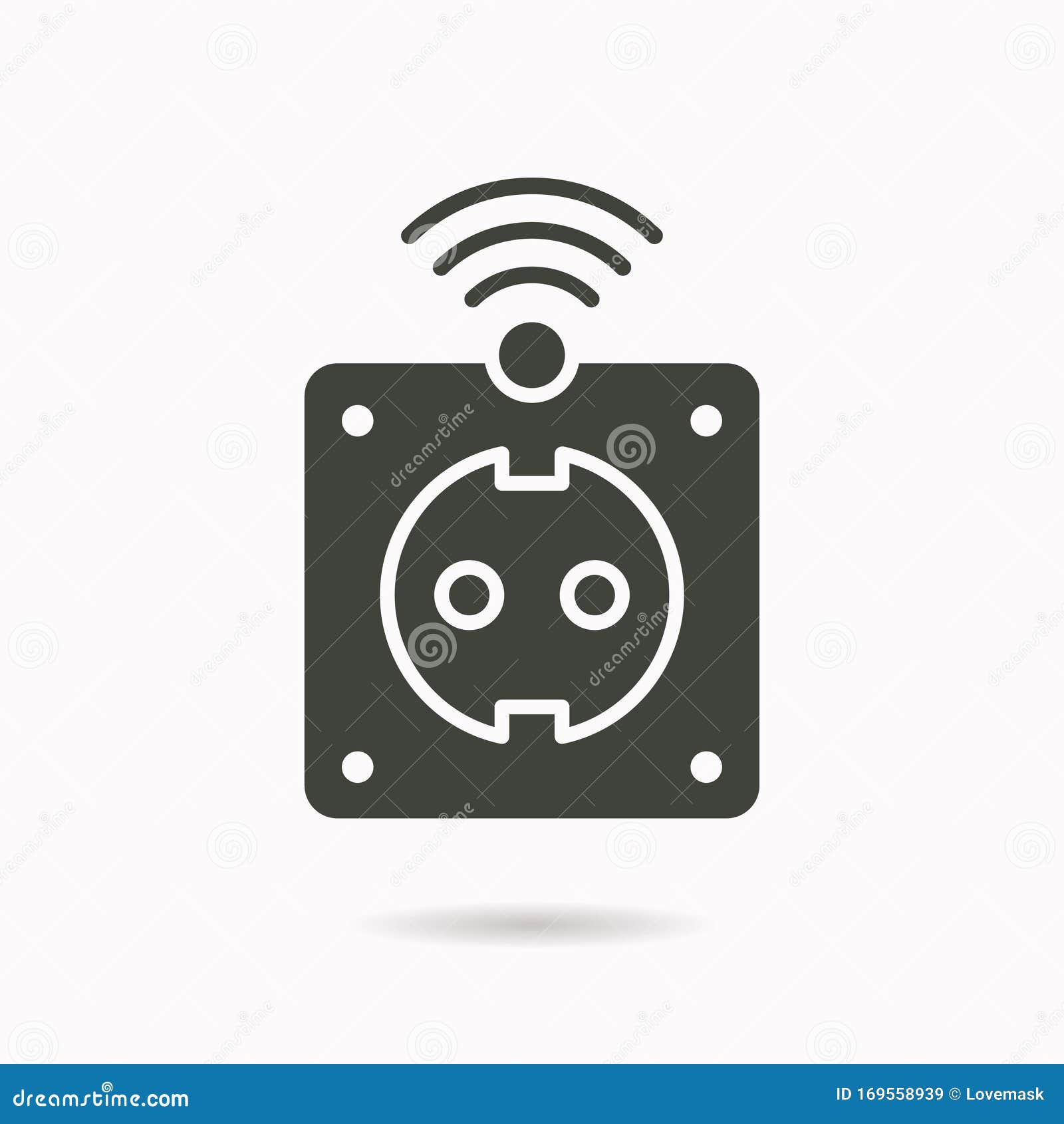 Smart Socket Icon. Vector Illustration for Graphic and Web Design Stock ...